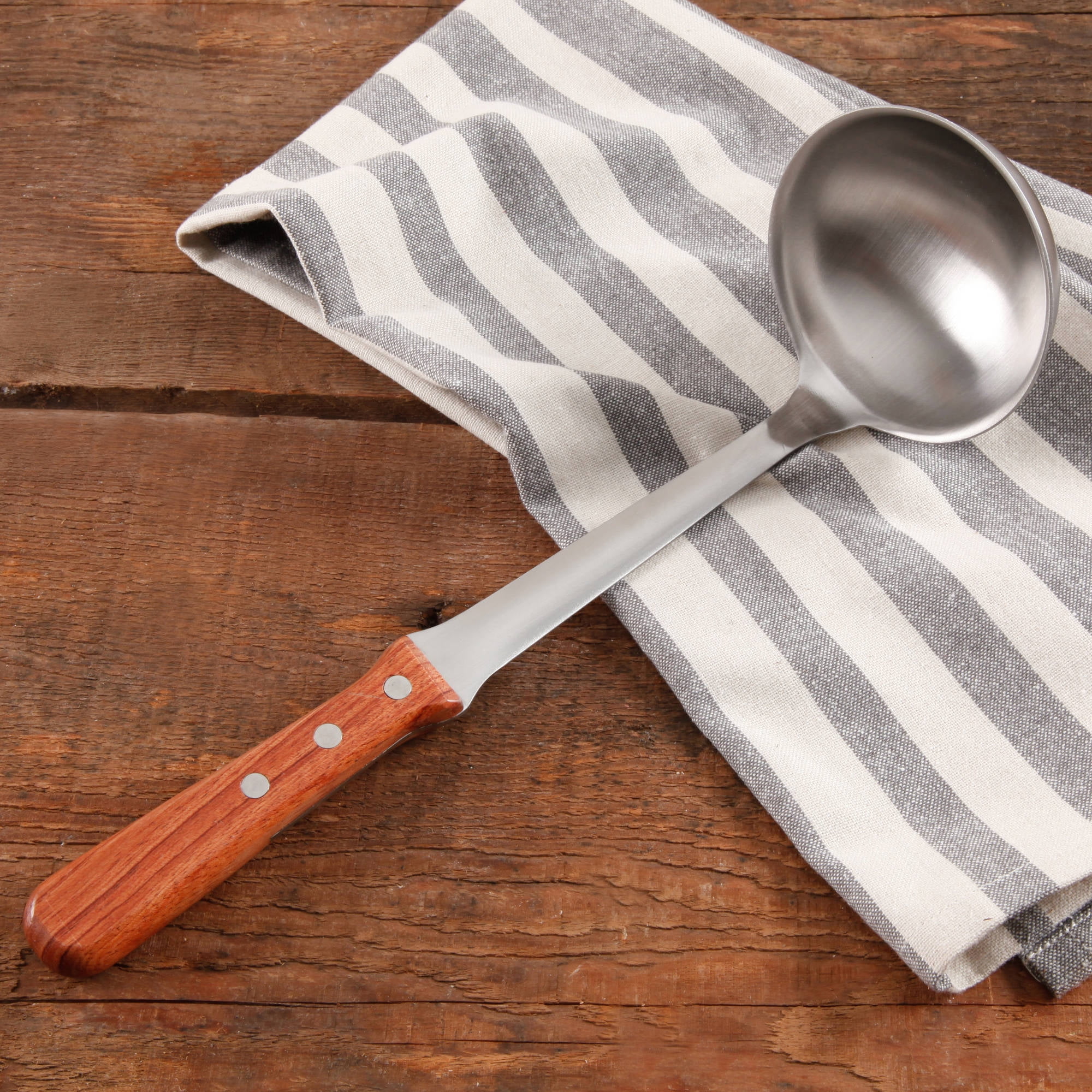 The Pioneer Woman Rosewood Handle Cowboy Rustic Ladle - Walmart.com