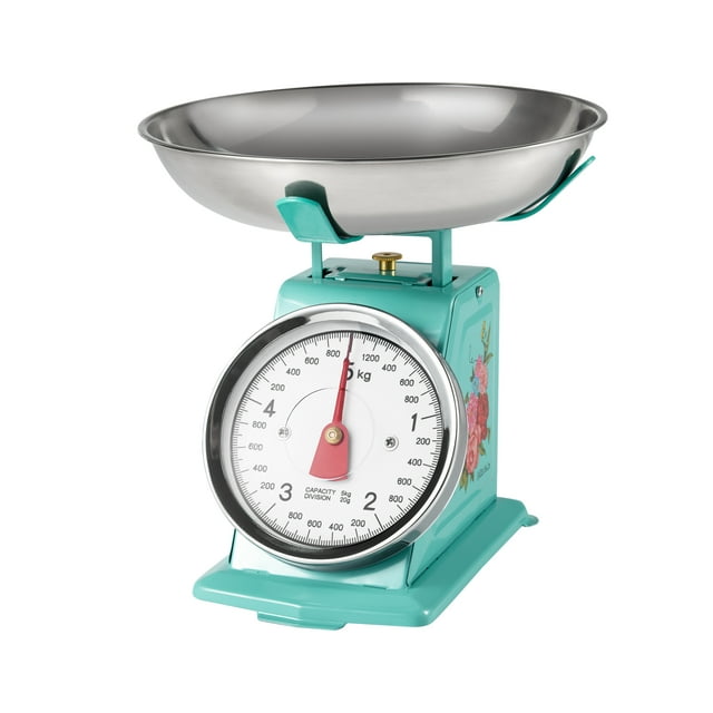 The Pioneer Woman Stainless Steel Mini Analog Scale, Sweet Rose ...