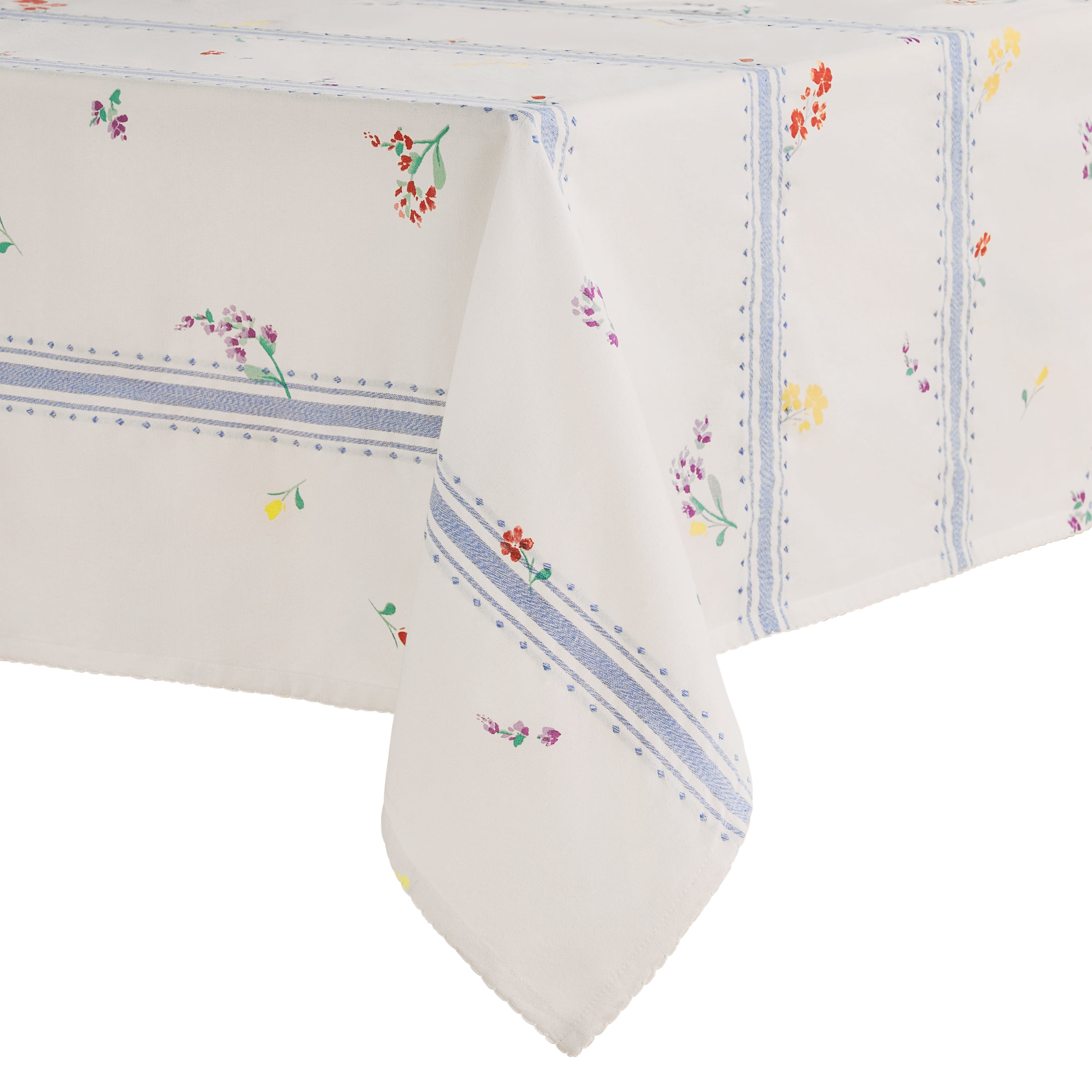 The Pioneer Woman Wildflower Fabric Tablecloth, 60" x 84", Multicolor ...
