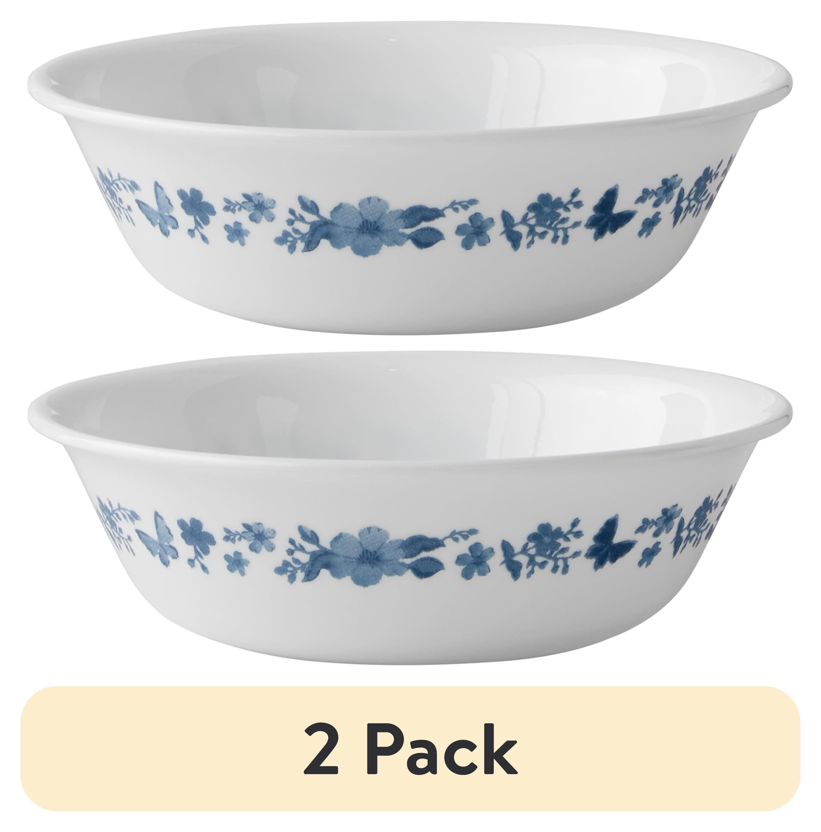 (2 pack) The Pioneer Woman by Corelle Bowl, Evie, Blue - Walmart.com