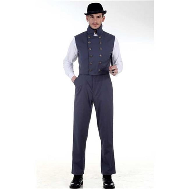 The Pirate Dressing C1327 Canvas Classic Pants- Grey - Large - Walmart.com