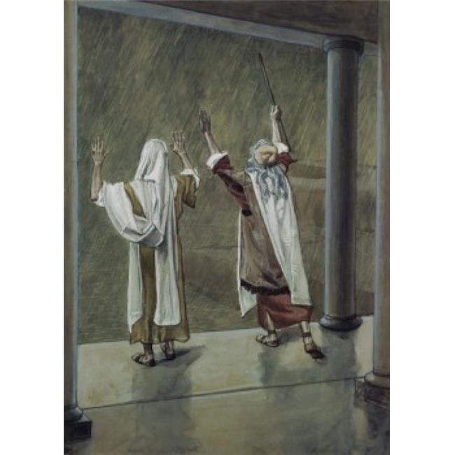 The Plague of Hail James J. Tissot 1836-1902 French Jewish Museum New York Poster Print - 18 x ...