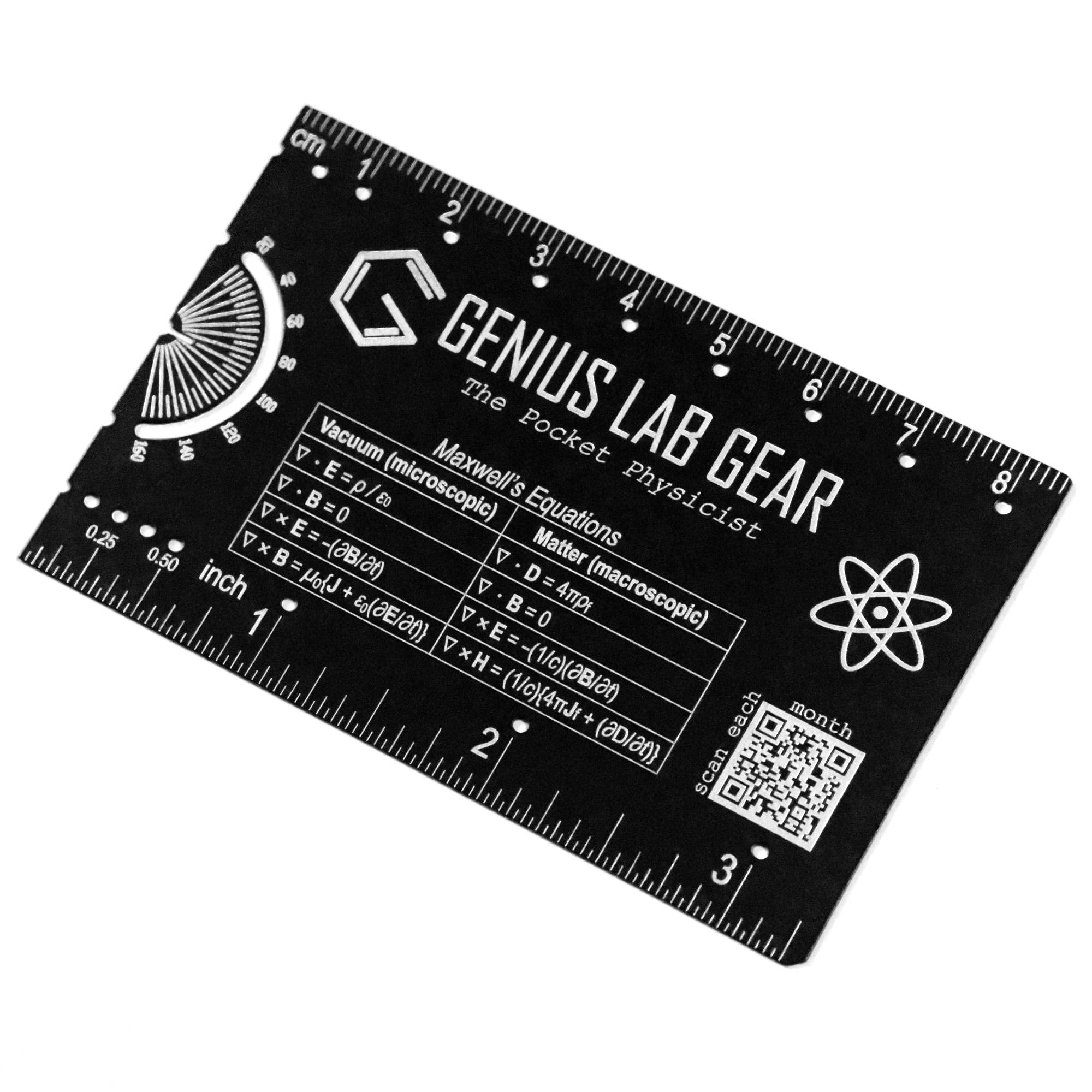 The Pocket Physicist - Wallet Ruler and Unit Conversion Reference for ...