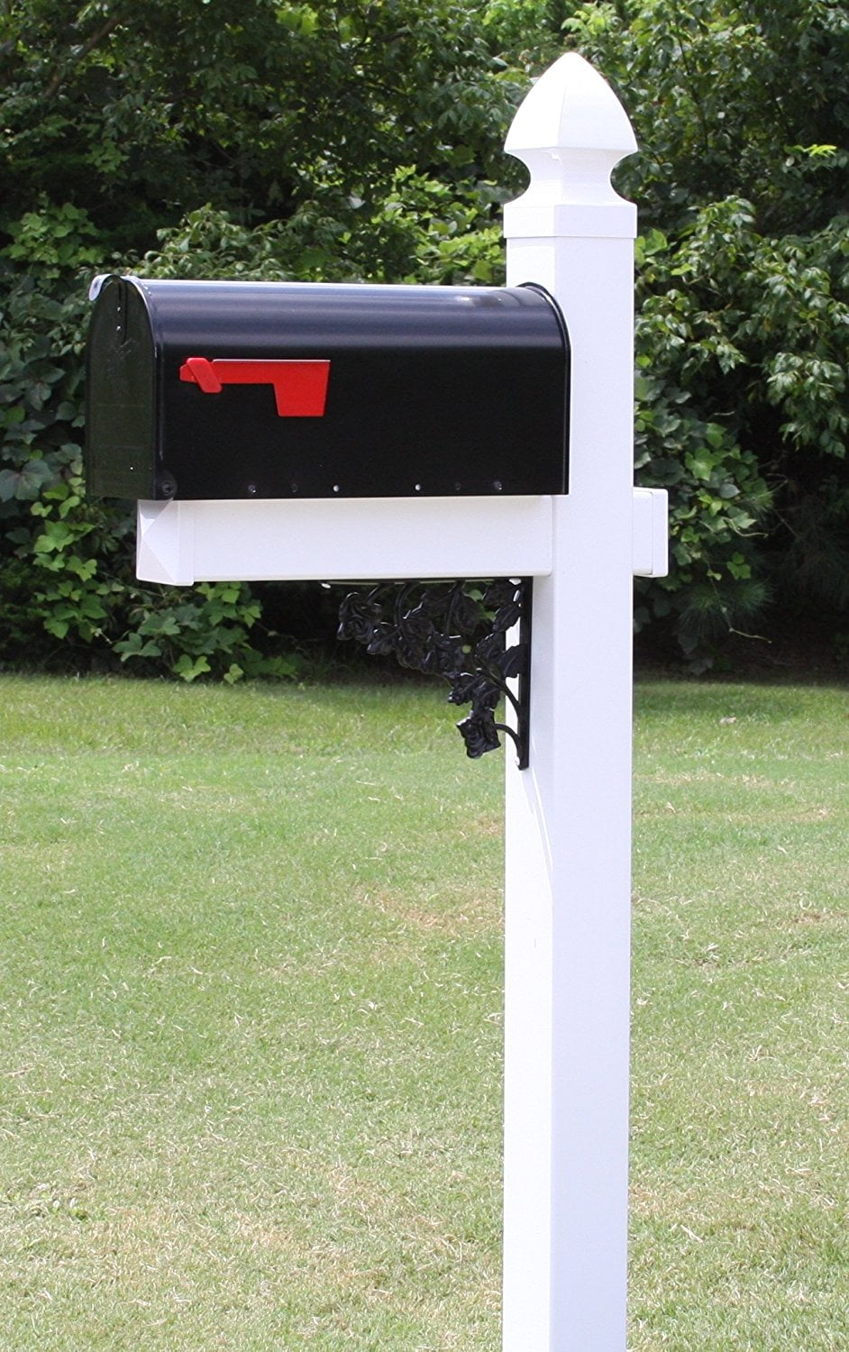 The Pocono Vinyl / PVC Mailbox Post (Includes Mailbox) - Walmart.com