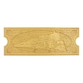 The Polar Express Train Ticket Limited Edition 24K Gold-Plated Metal ...