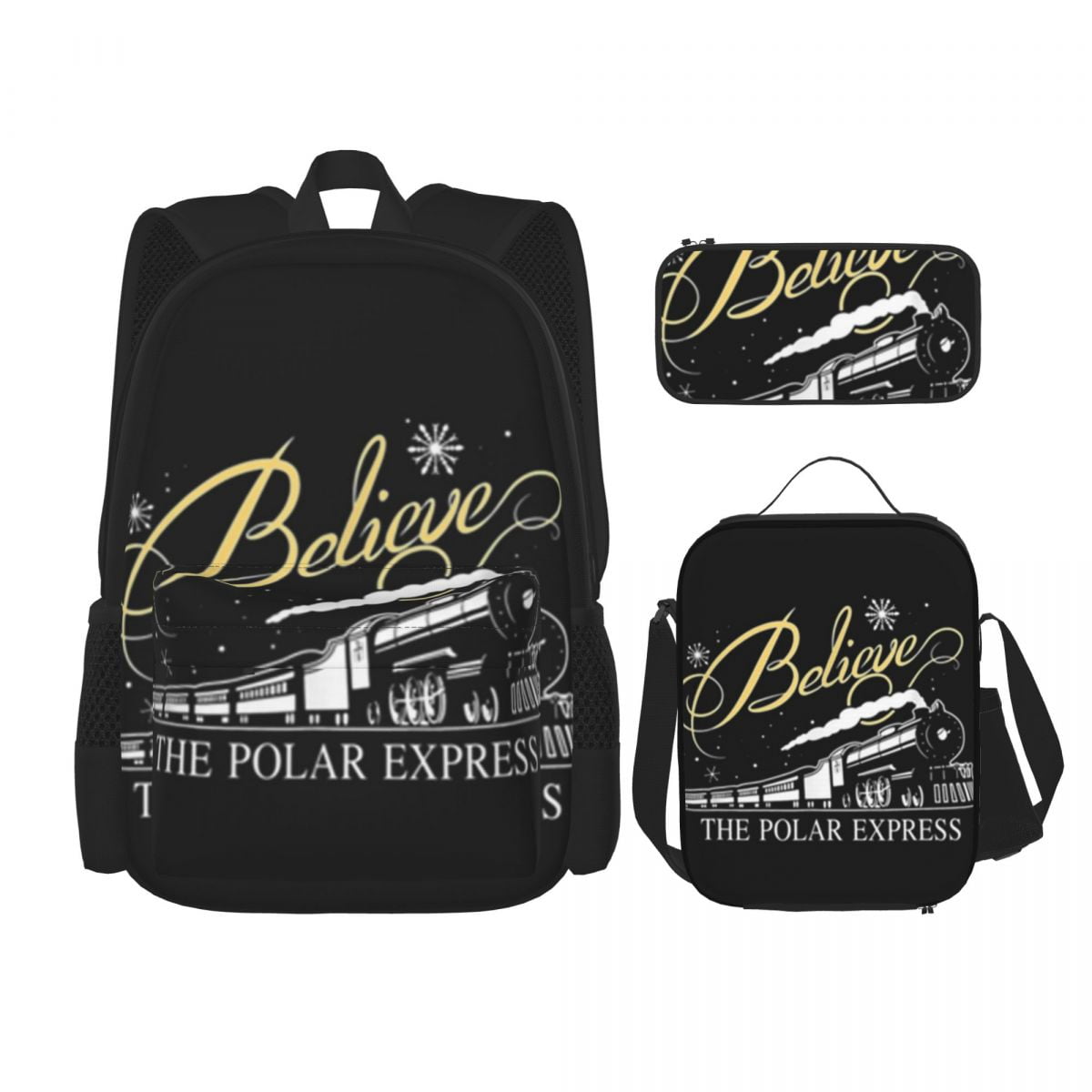 The Polar Express Backpacks s Bookbag Bags s Rucksack Lunch Bag Pen Bag ...