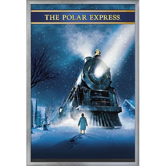 The Polar Express - One Sheet Wall Poster, 22.375" x 34", Framed ...