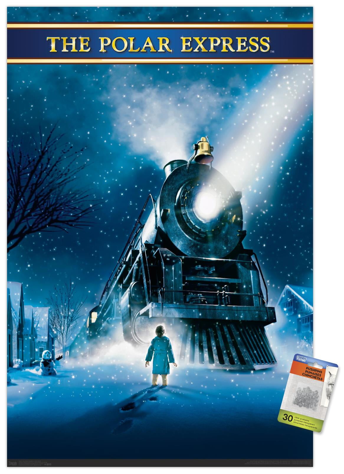 The Polar Express - One Sheet Wall Poster with Push Pins, 22.375" x 34 ...