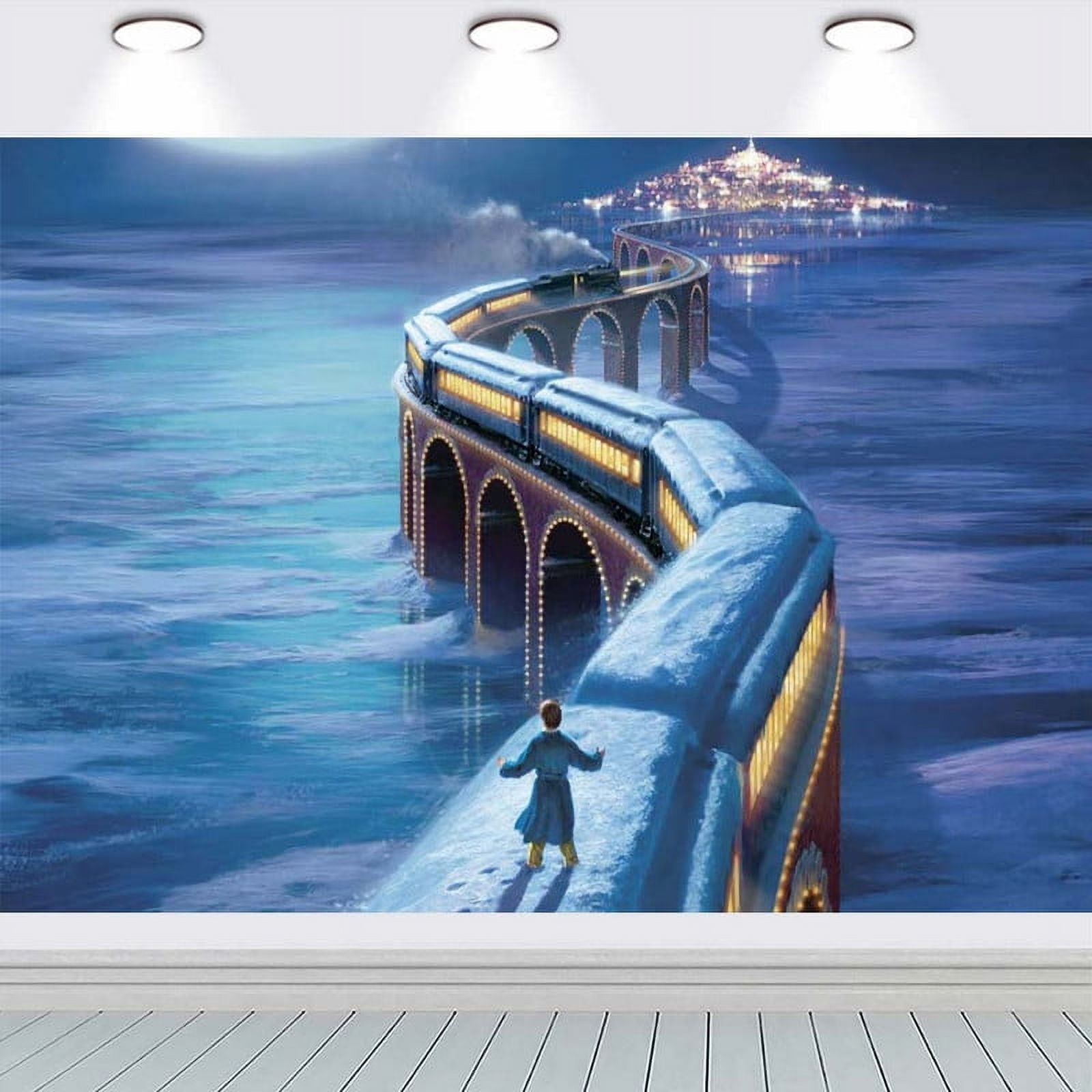 The Polar Express Party Supplies Taspestry Poster Banner Backdrop ...