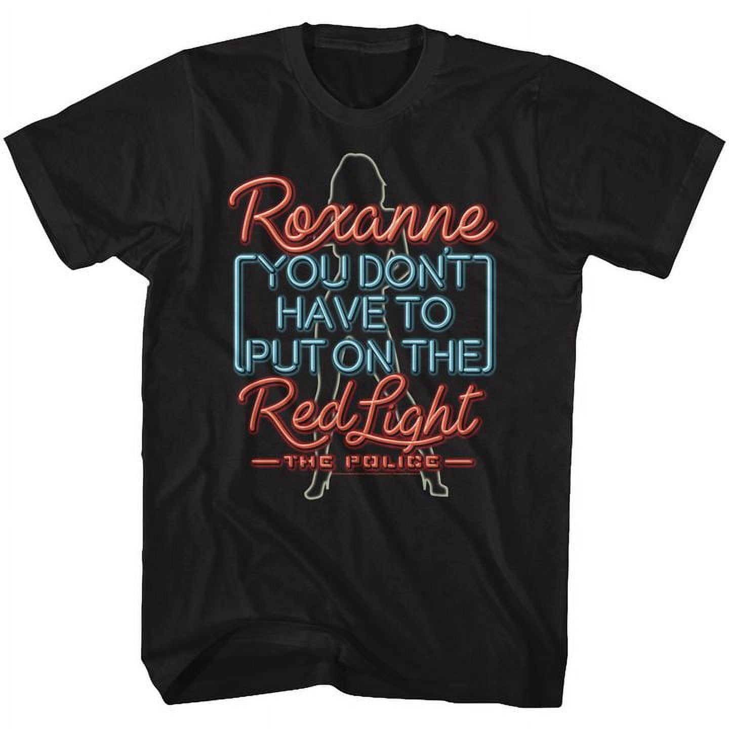 The Police Neon Roxanne Black Adult T-Shirt 6Xl - Walmart.com