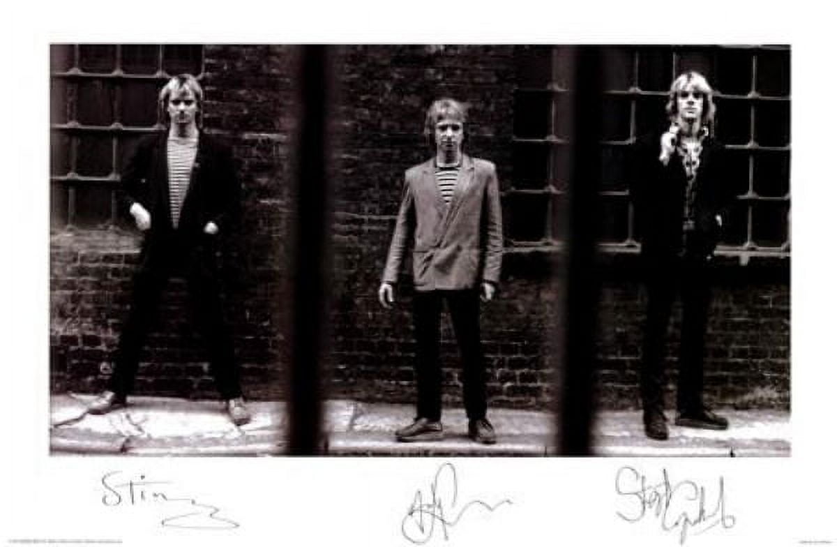 The Police Poster BW 16x24 Poster Medium Art Poster 16x24 Multi-Color ...