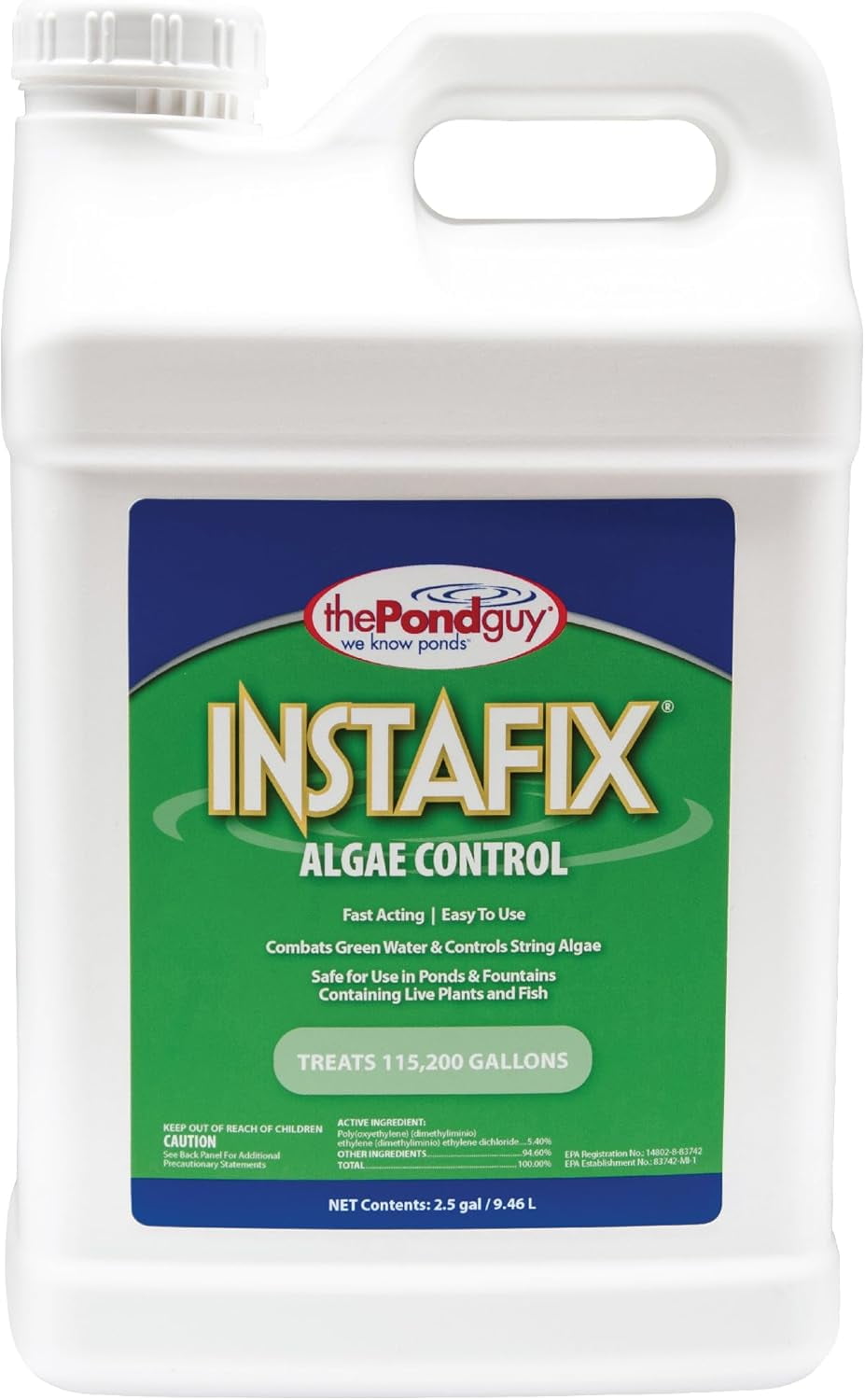 The Pond Guy InstaFix Algae Control, Outdoor Water Garden, EPA ...