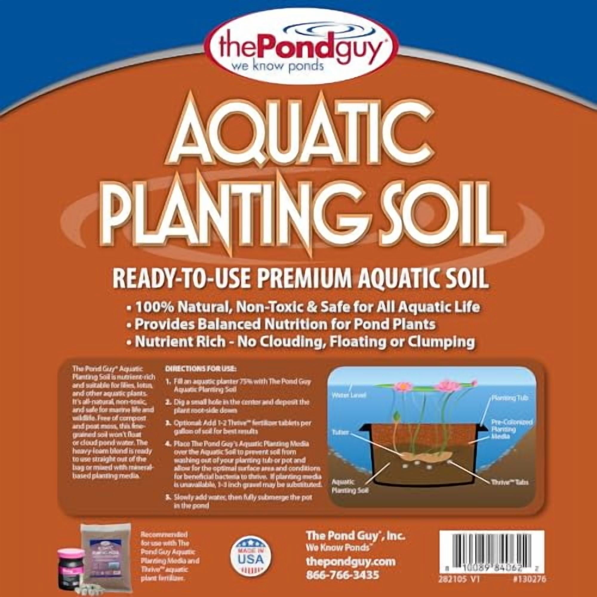 The Pond Guy Planting Soil for Decorative Backyard Water Gardens ...