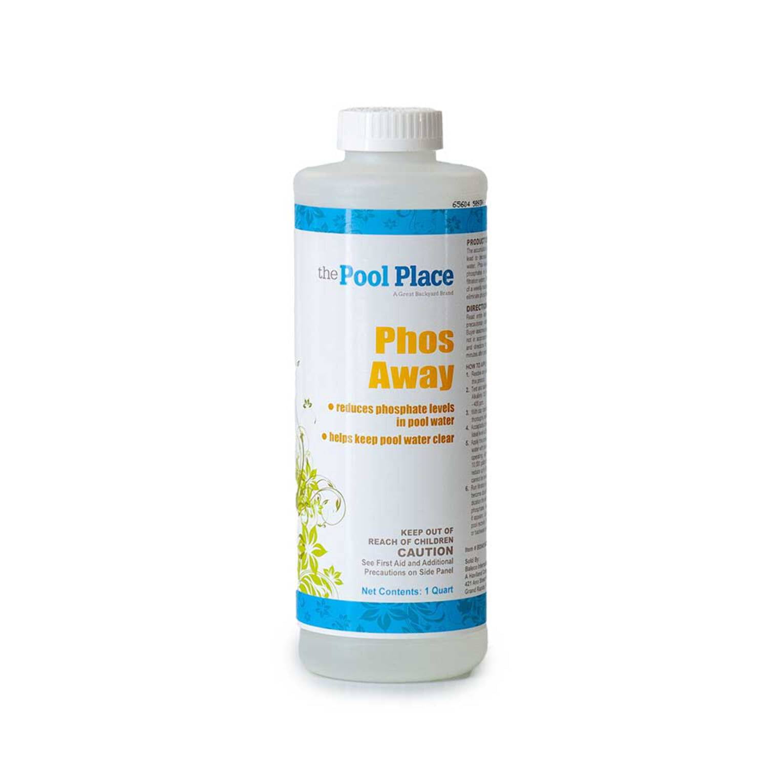 The Pool Place Phos Away Phosphate Reducer, 1qt - Walmart.com