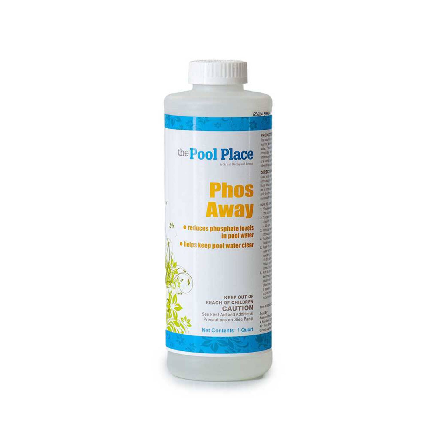 The Pool Place Phos Away Phosphate Reducer, 1qt - Walmart.com