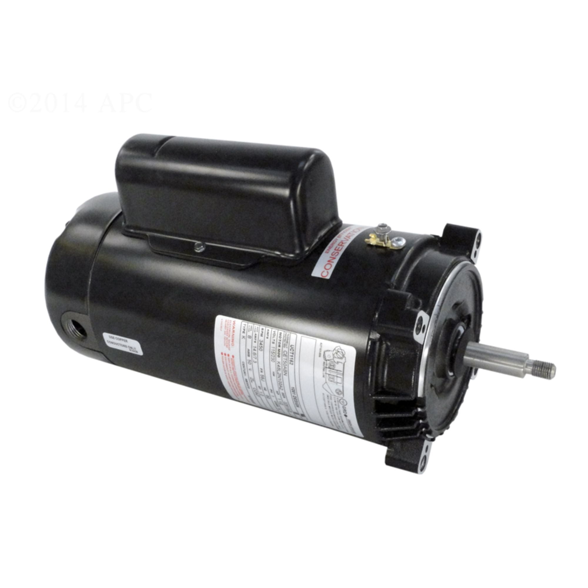 The Pool Supply Shop 1.5 HP Conservationist C Face Pool Pump Motor, 1 ...