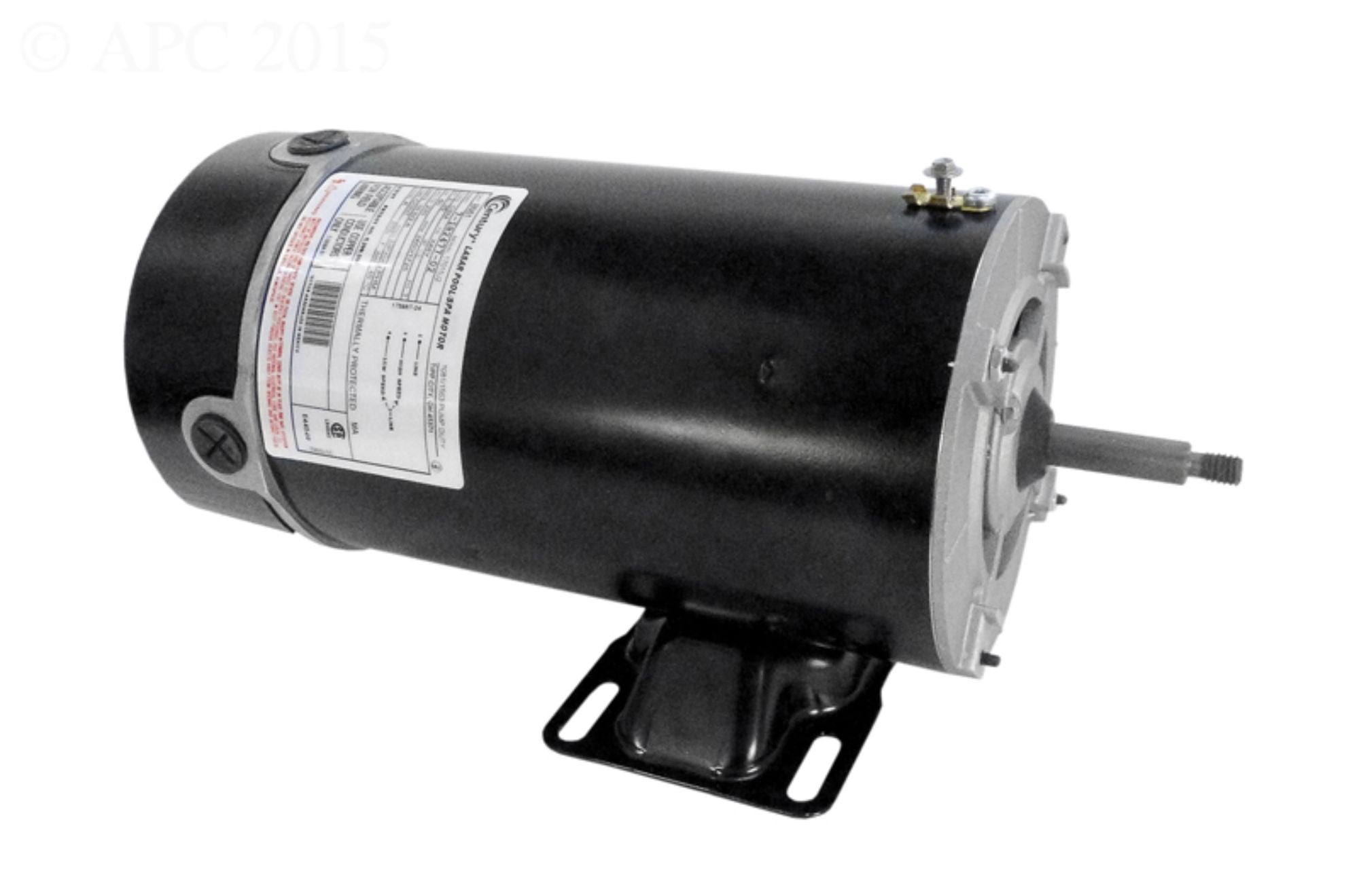The Pool Supply Shop 2 HP Black Dual Speed Round Flange Pool Motor ...