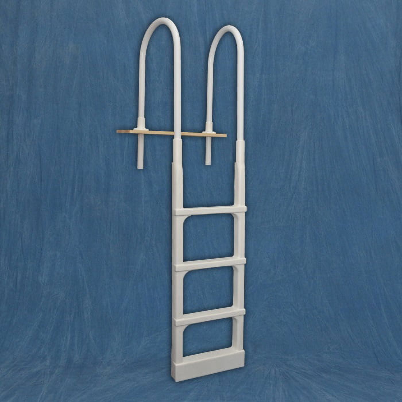 The Pool Supply Shop 80" Proseries Four Step Above Ground Swimming Pool Deck Ladder - Walmart.com