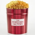 The Popcorn Factory Popcorn Gift Tin, Retro, 3.5 Gallons (Robust ...
