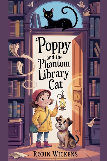 The Poppy Jones Mysteries Poppy and the Phantom Library Cat, Book 1 ...
