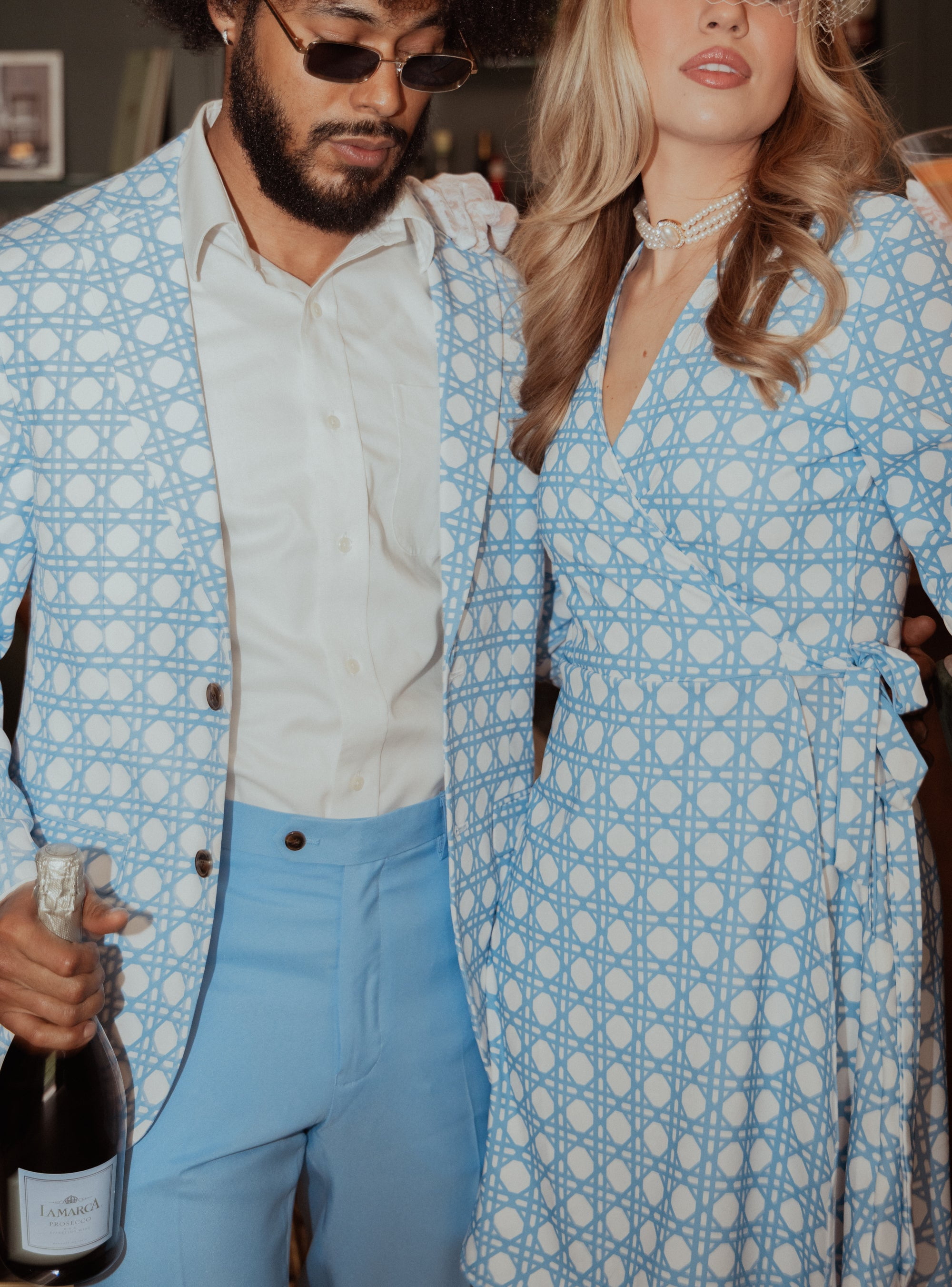 The Porch Swing - Shinesty Light Blue Caned Wicker Suit US Jacket 54 ...