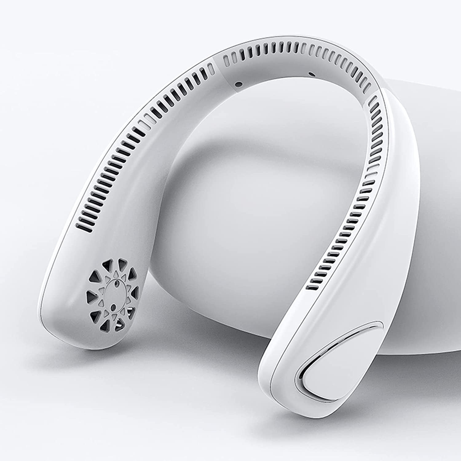 The Portable Neck Fan From Popular Earphone Design,The Leafless Neck ...