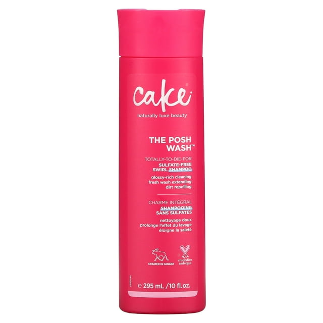 Cake Beauty Posh Wash, Rinse Hair Scalp, Swirl Shampoo, 10 fl oz ...