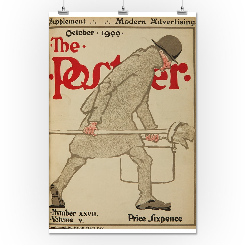 The Poster (October 1900 cover) Vintage Poster England c. 1900 (24x36 ...