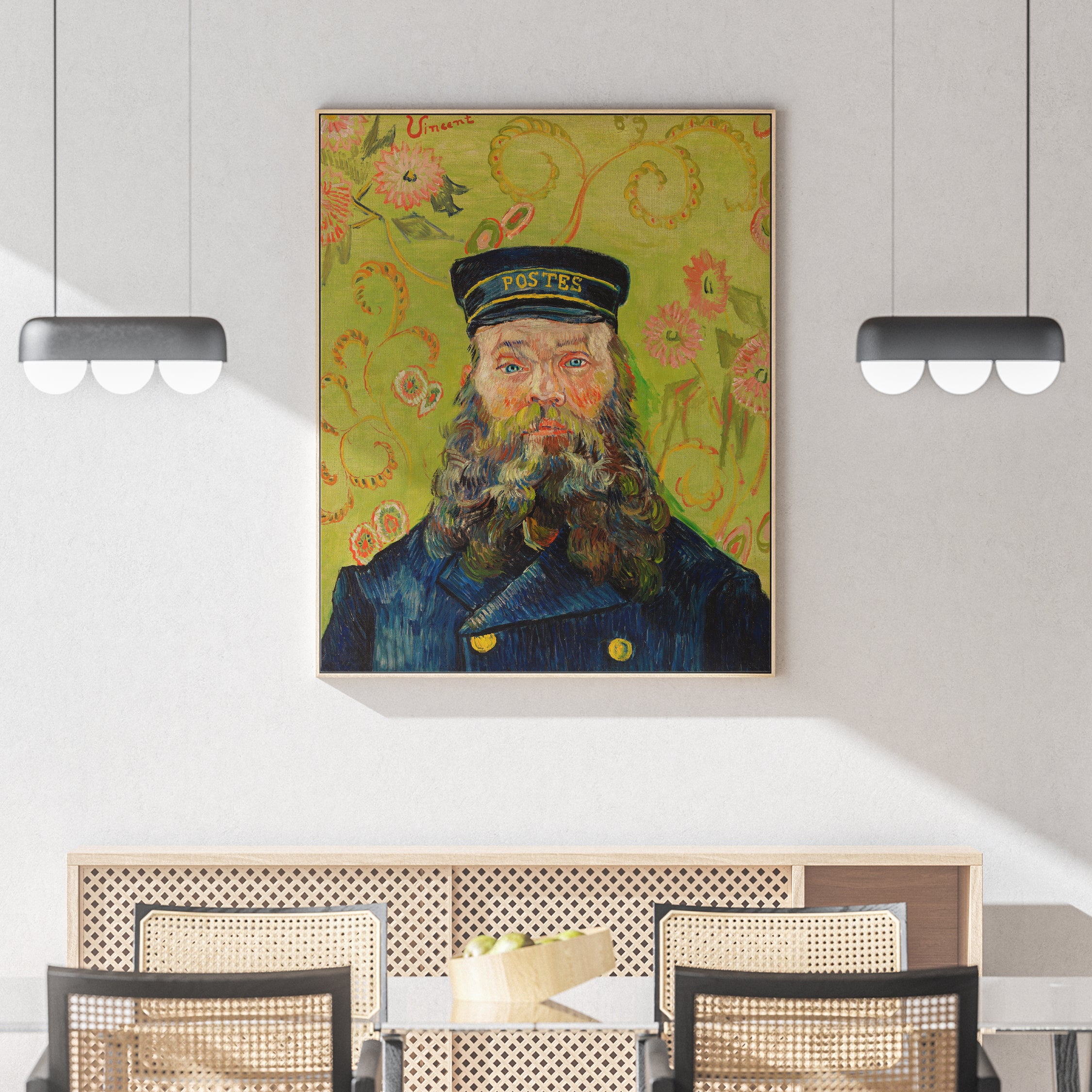 The Postman - Joseph Roulin - 1888 | Vincent Van Gogh | Premium Fine ...