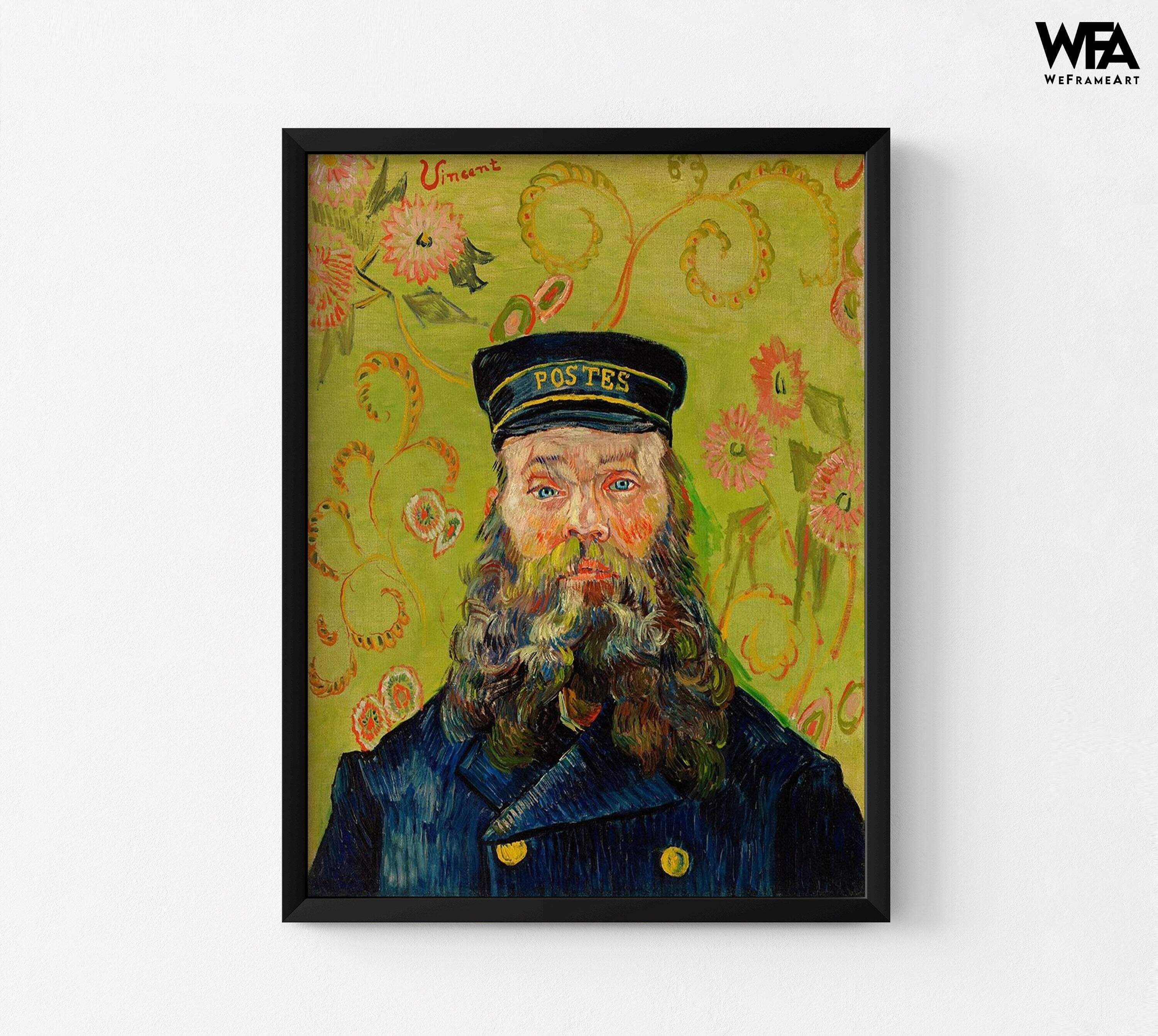 The Postman by Vincent Van Gogh, Postman Birthday Gift, Uniform Man ...