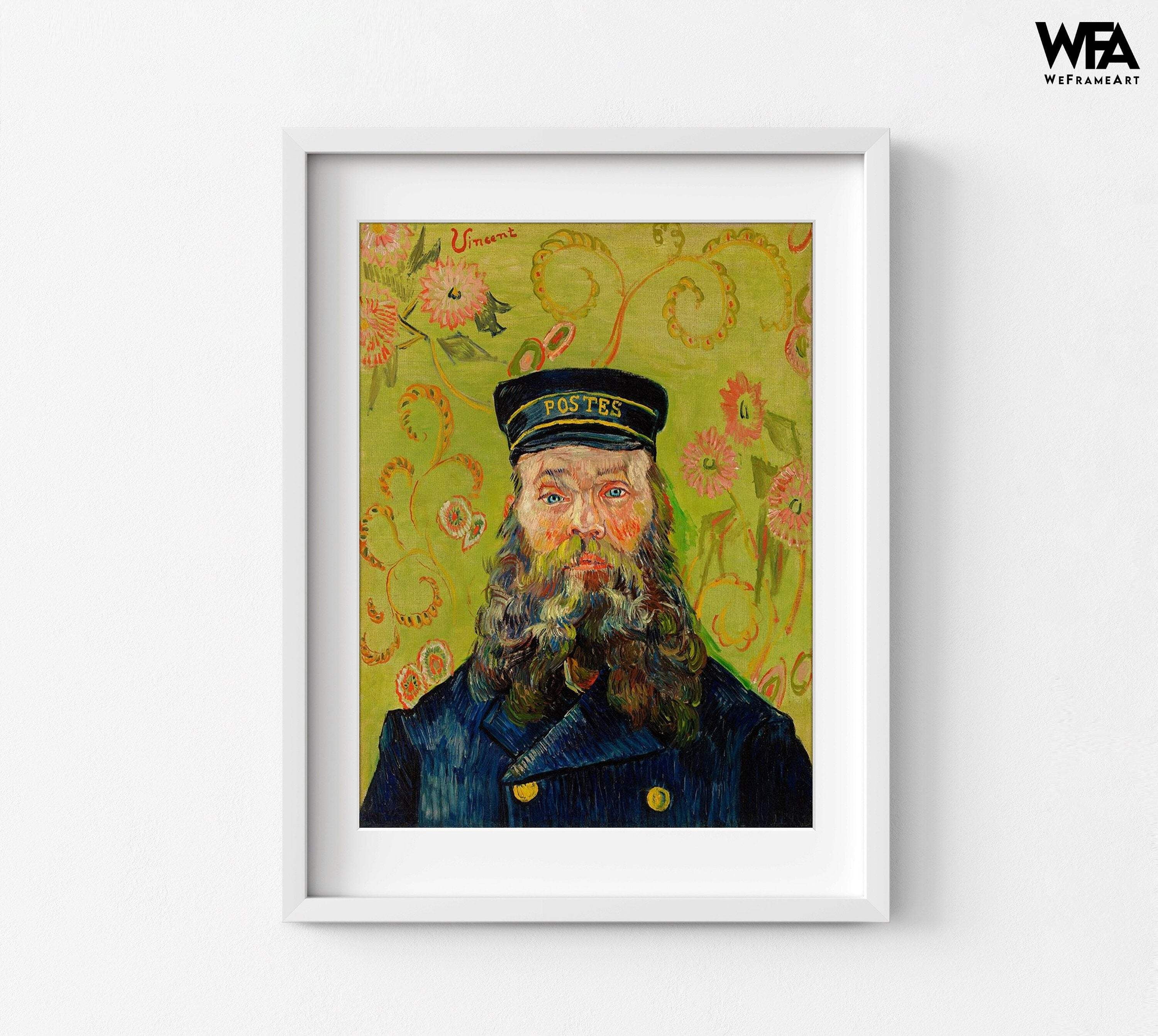 The Postman by Vincent Van Gogh, Postman Birthday Gift, Uniform Man ...