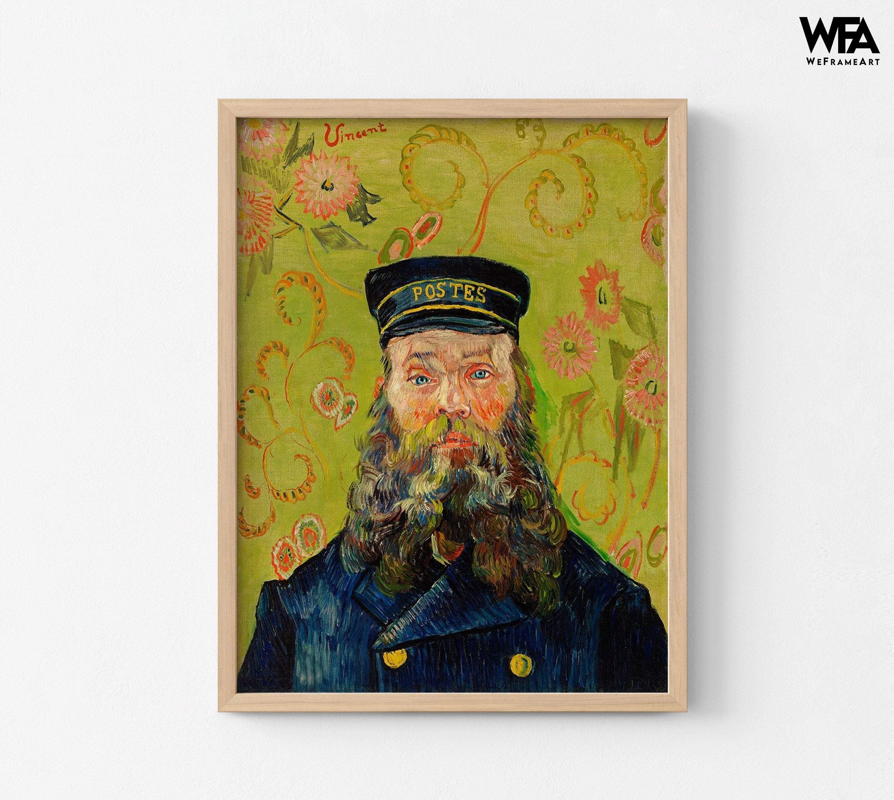 The Postman by Vincent Van Gogh, Postman Birthday Gift, Uniform Man ...