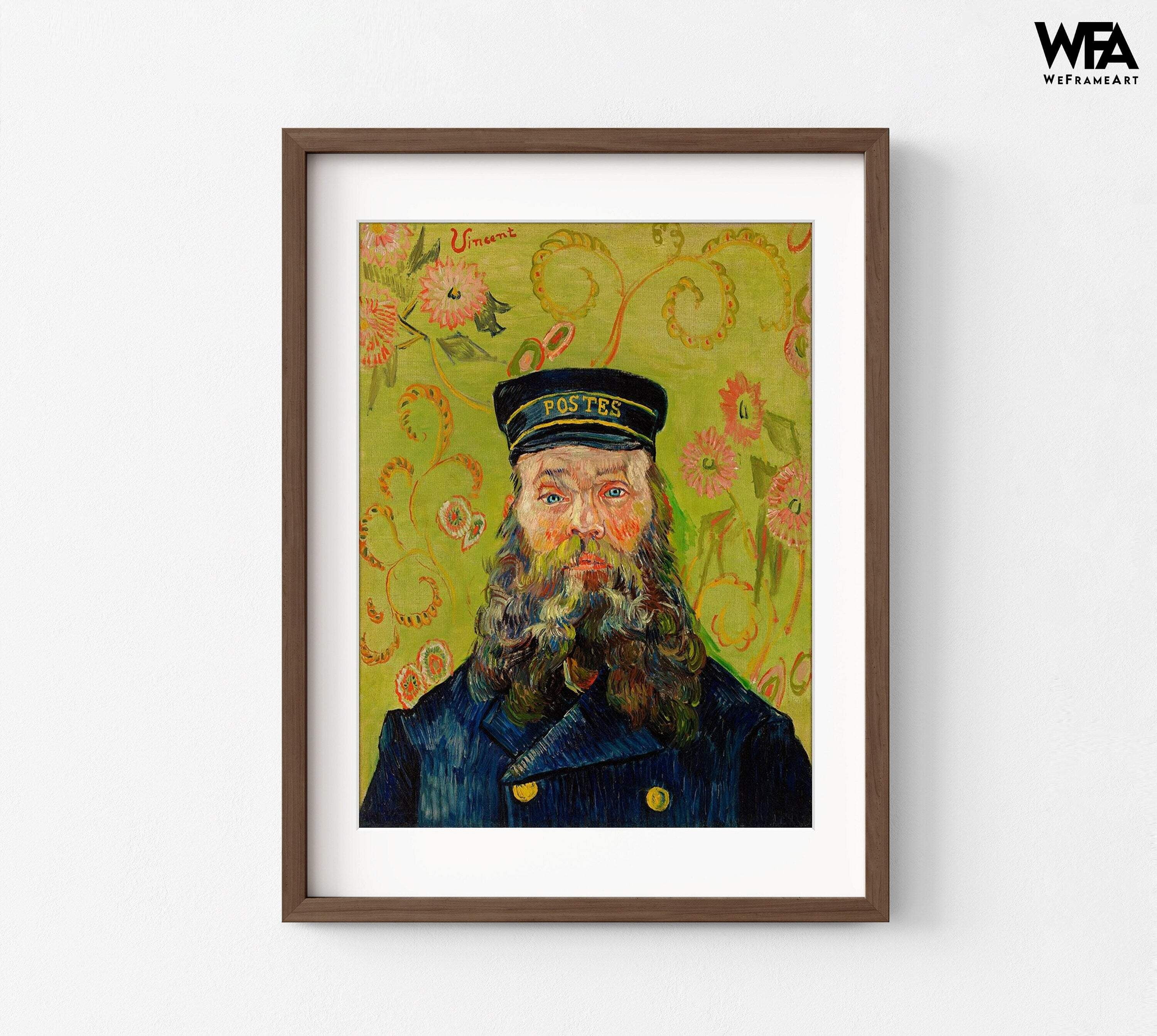 The Postman by Vincent Van Gogh, Postman Birthday Gift, Uniform Man ...