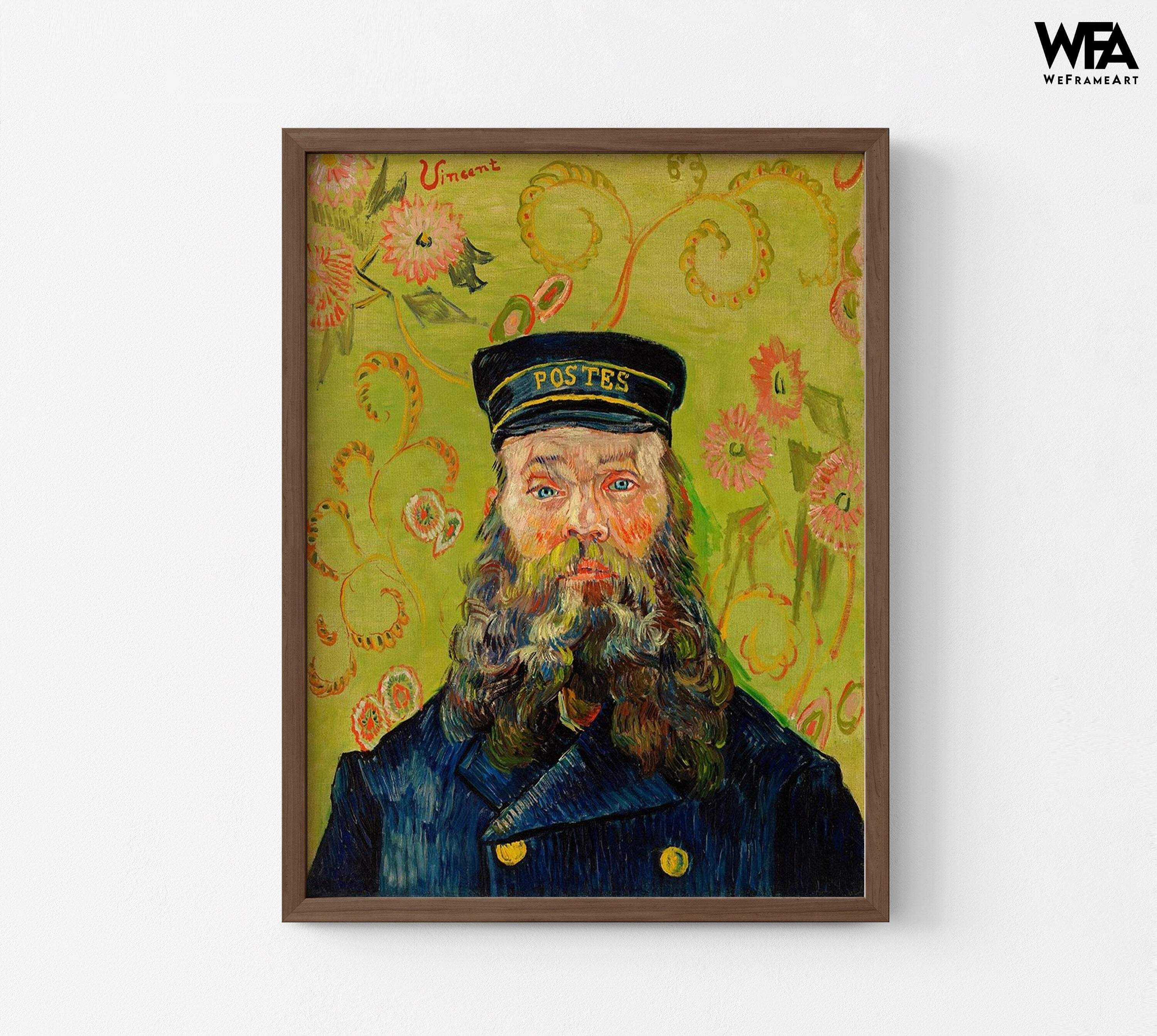 The Postman by Vincent Van Gogh, Postman Birthday Gift, Uniform Man ...