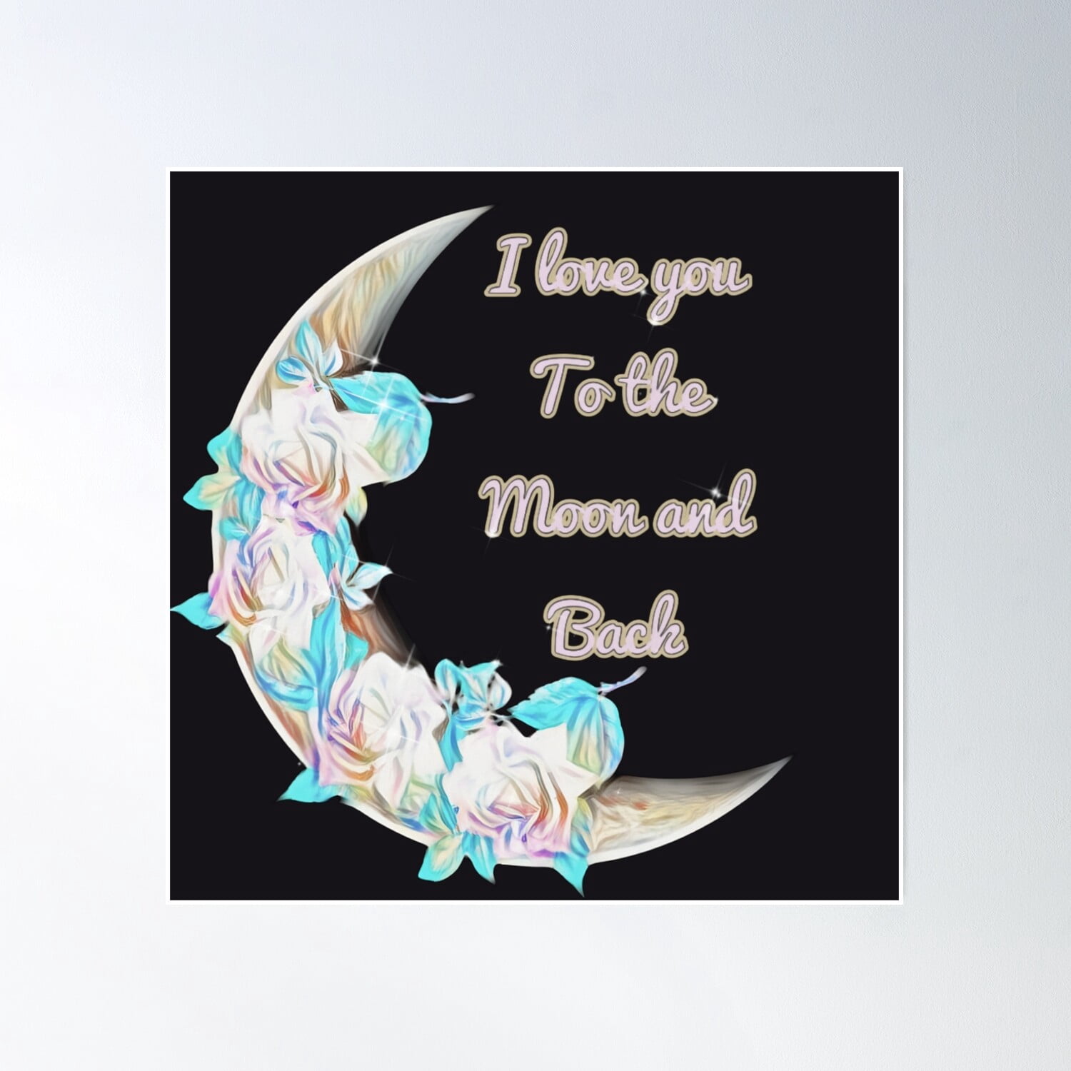 The Power Of The New Moon Poster Wall Art, Modern Wall Decor, 16x16 ...