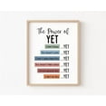 The Power of Yet Poster Therapy Office Decor DBT Poster Boho Classroom ...