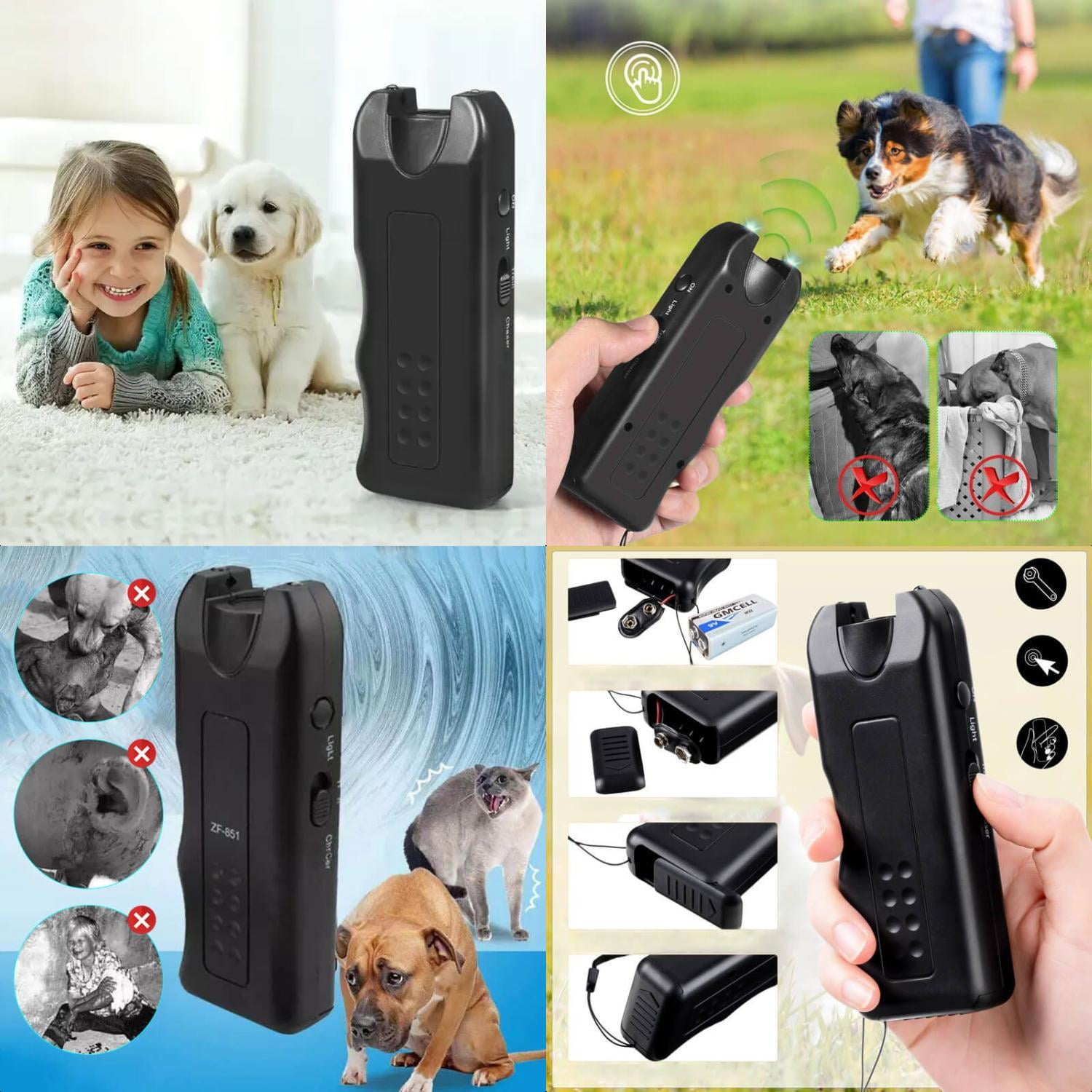 The Powerful and Effective Luminous Anti-Bark Handheld Dog Repeller ...
