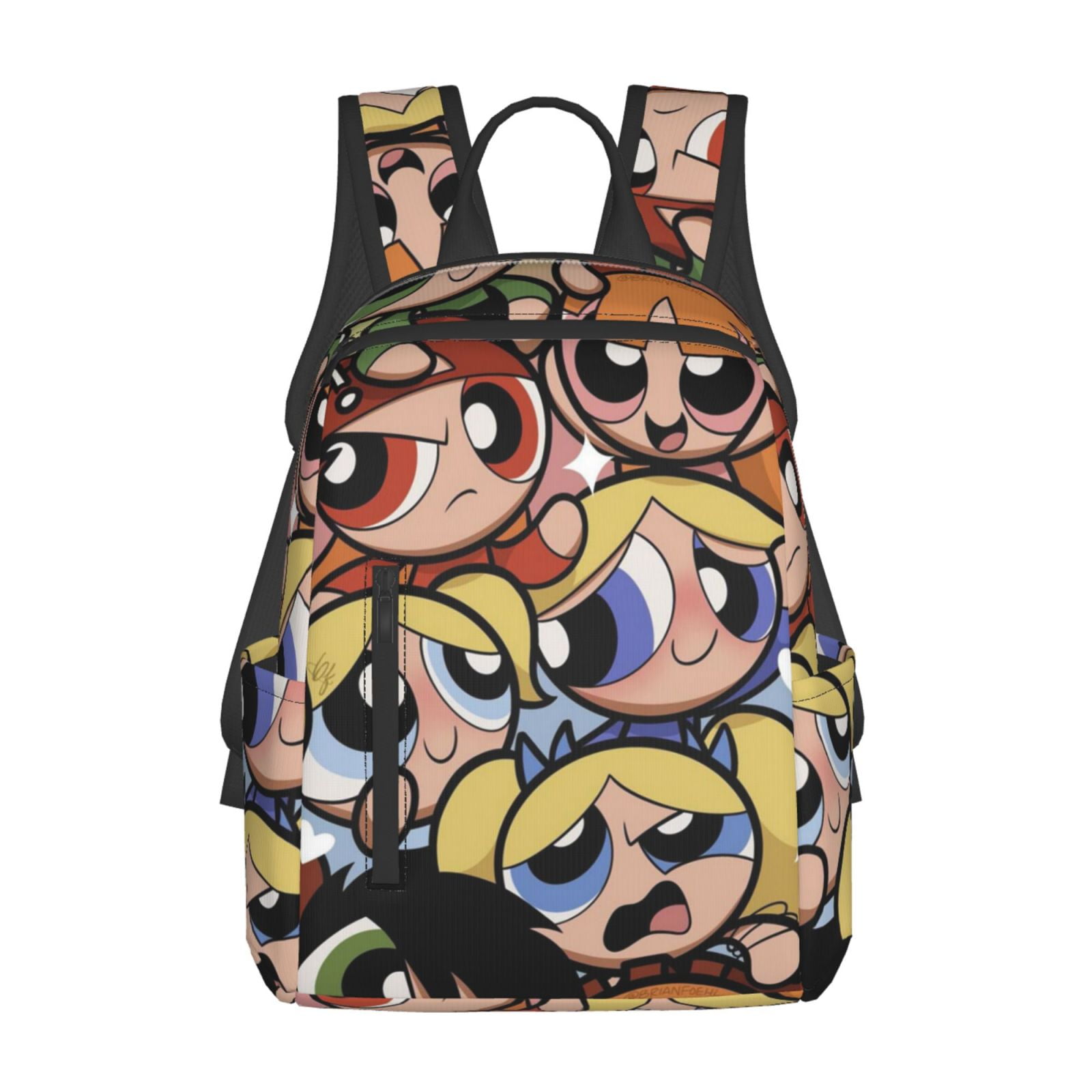 The Powerpuff Gi-rls Bag Lightweight Backpack Simple Daypack Casual ...