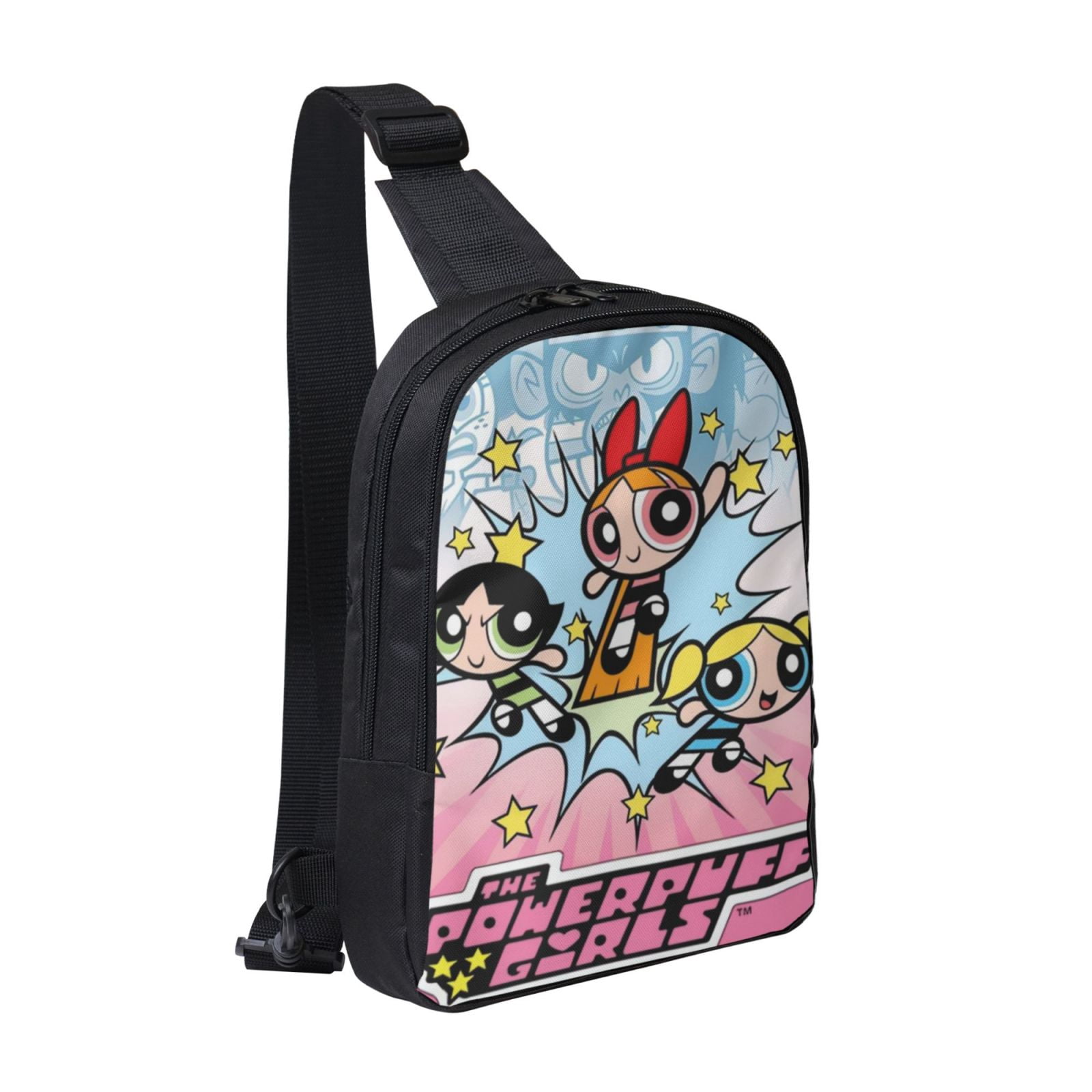 The Powerpuff Gi-rls Crossbody Backpack Sling Bag for Men Women One ...
