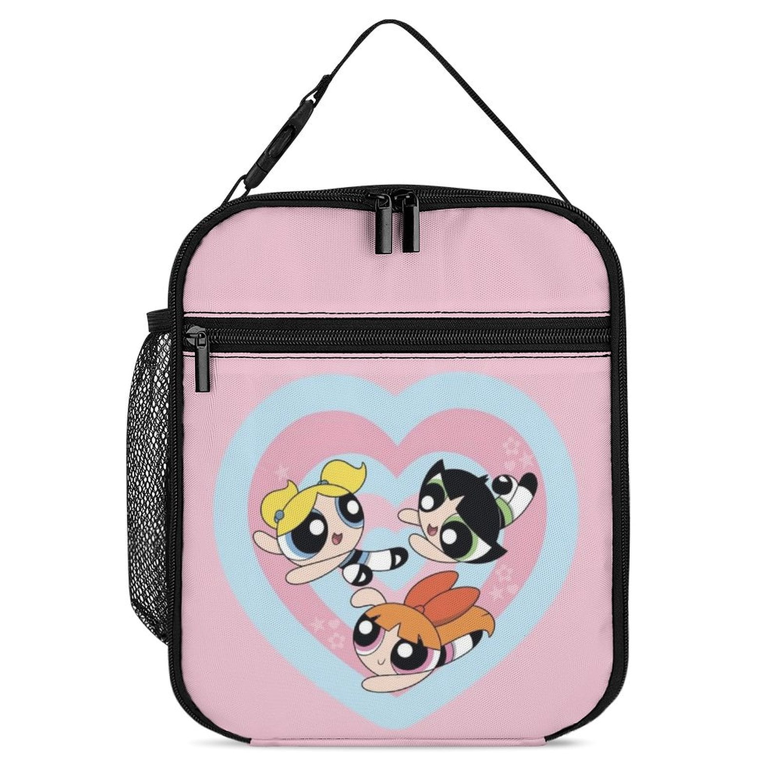 The Powerpuff Gi-rls Cute Lunch Bag Insulated Portable Lunch Box Cooler ...