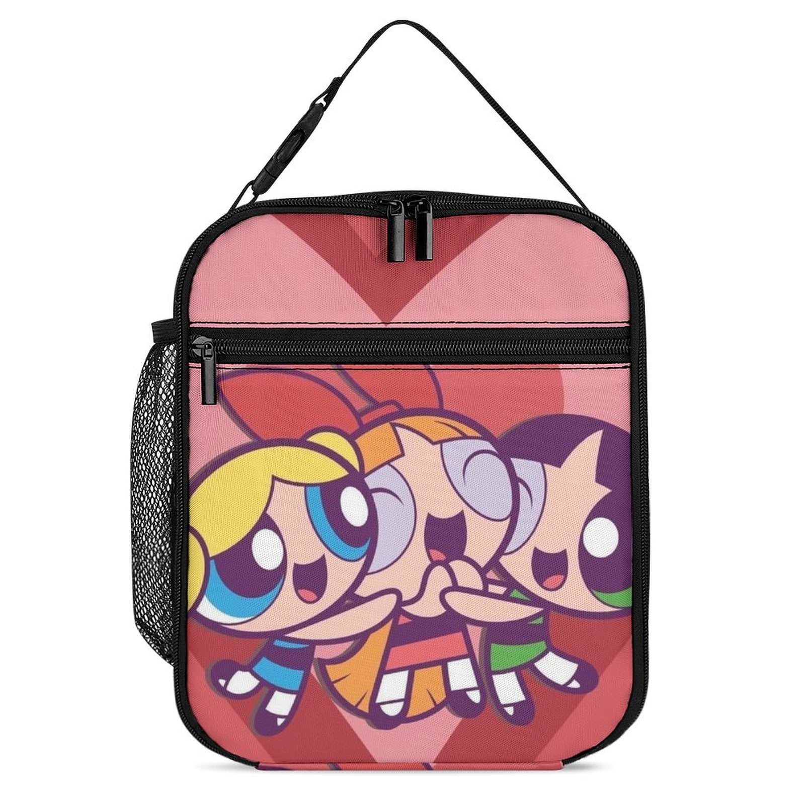 The Powerpuff Gi-rls Cute Lunch Bag Insulated Portable Lunch Box Cooler ...