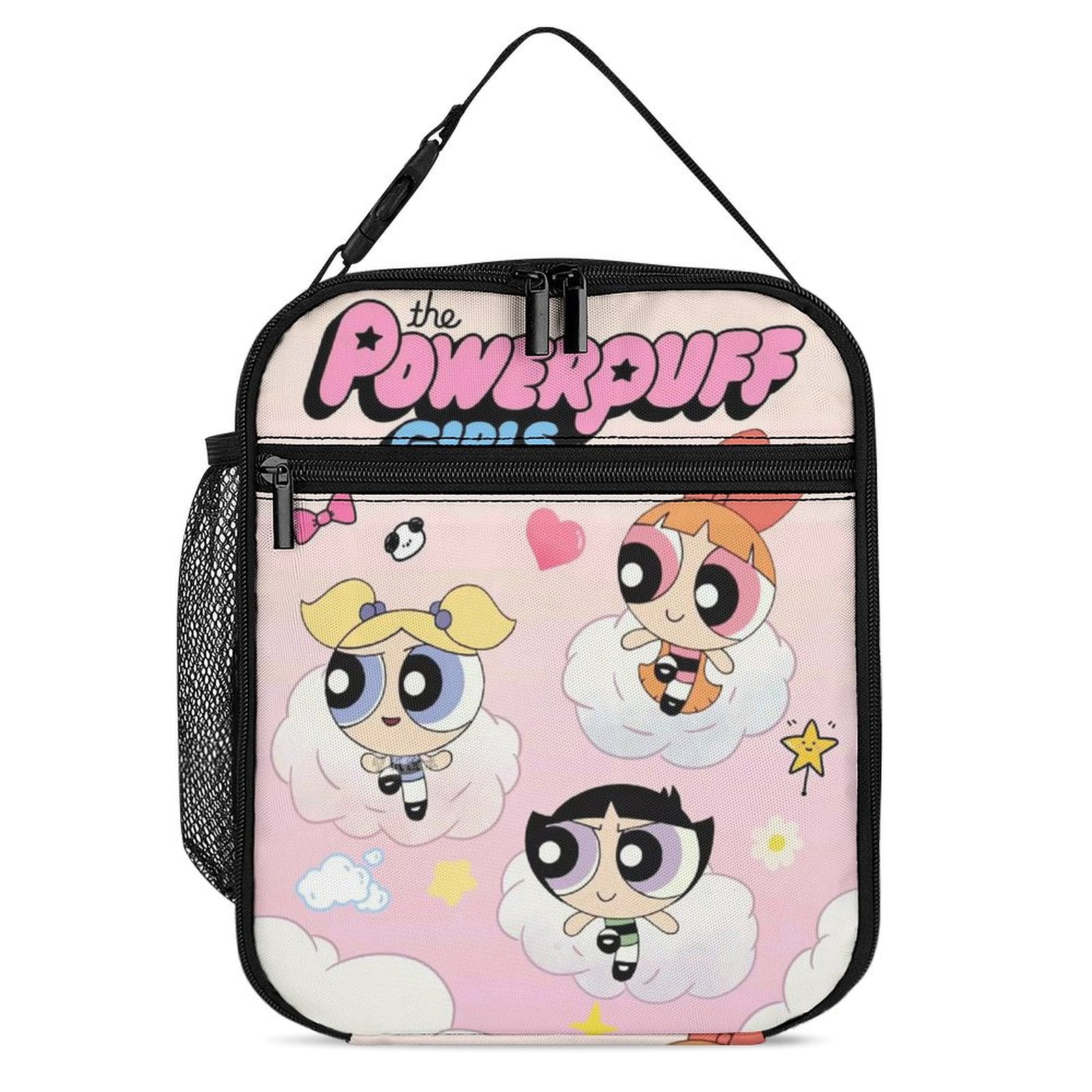 The Powerpuff Gi-rls Cute Lunch Bag Insulated Portable Lunch Box Cooler ...