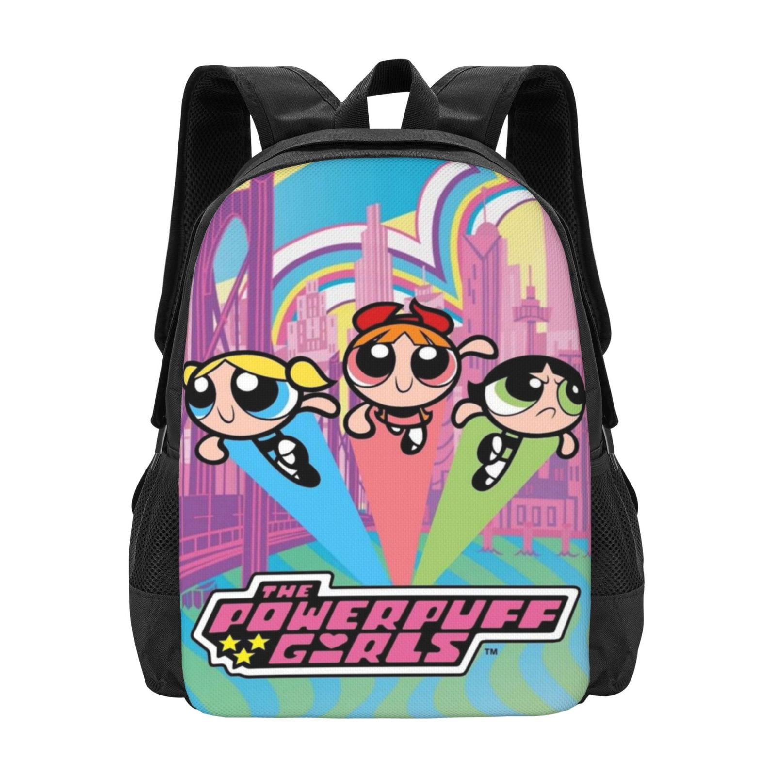 The Powerpuff Gi-rls Fashion Backpack Rucksack Casual Daypack Unisex ...