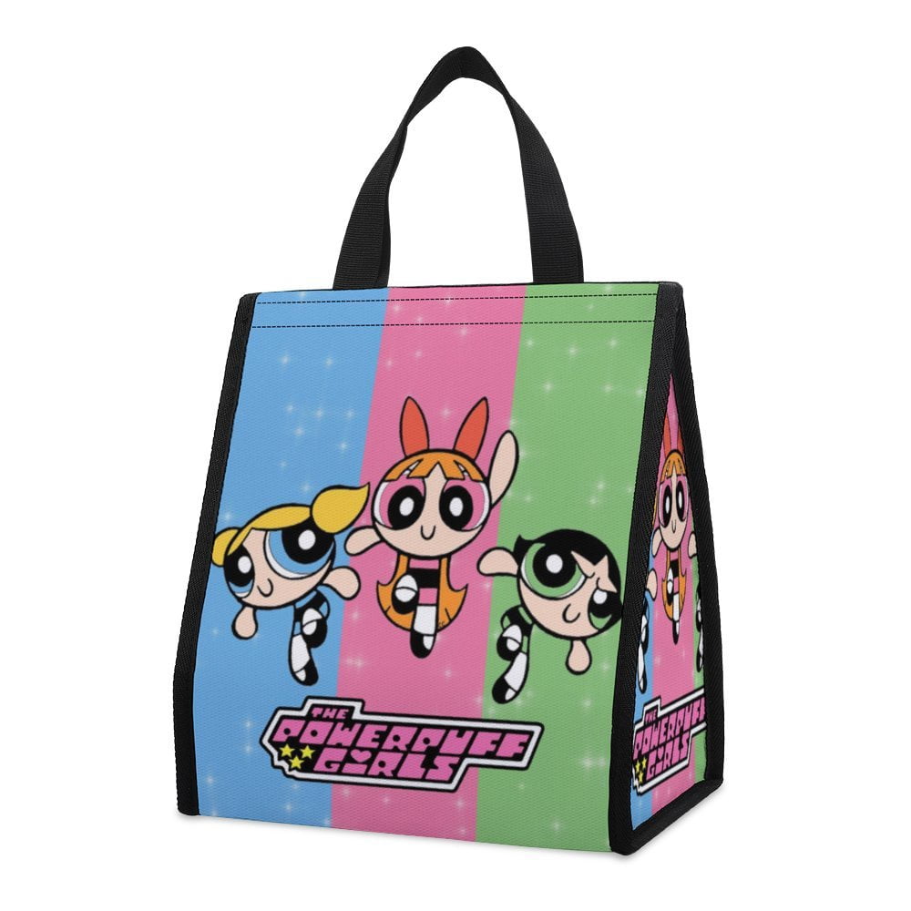 The Powerpuff Gi-rls Insulated Lunch Bag Cooler Bag Grocery Thermal ...
