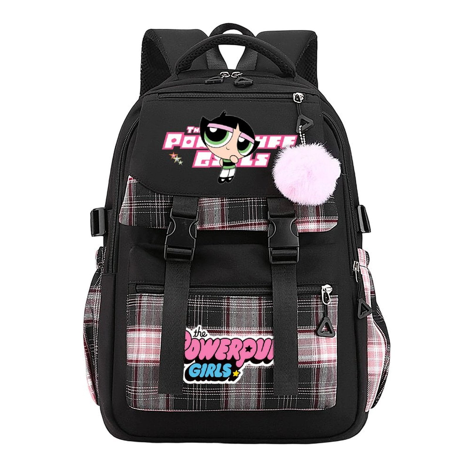 The Powerpuff Gir-ls Season backpack Heroine Stance Backpack 17" Travel ...