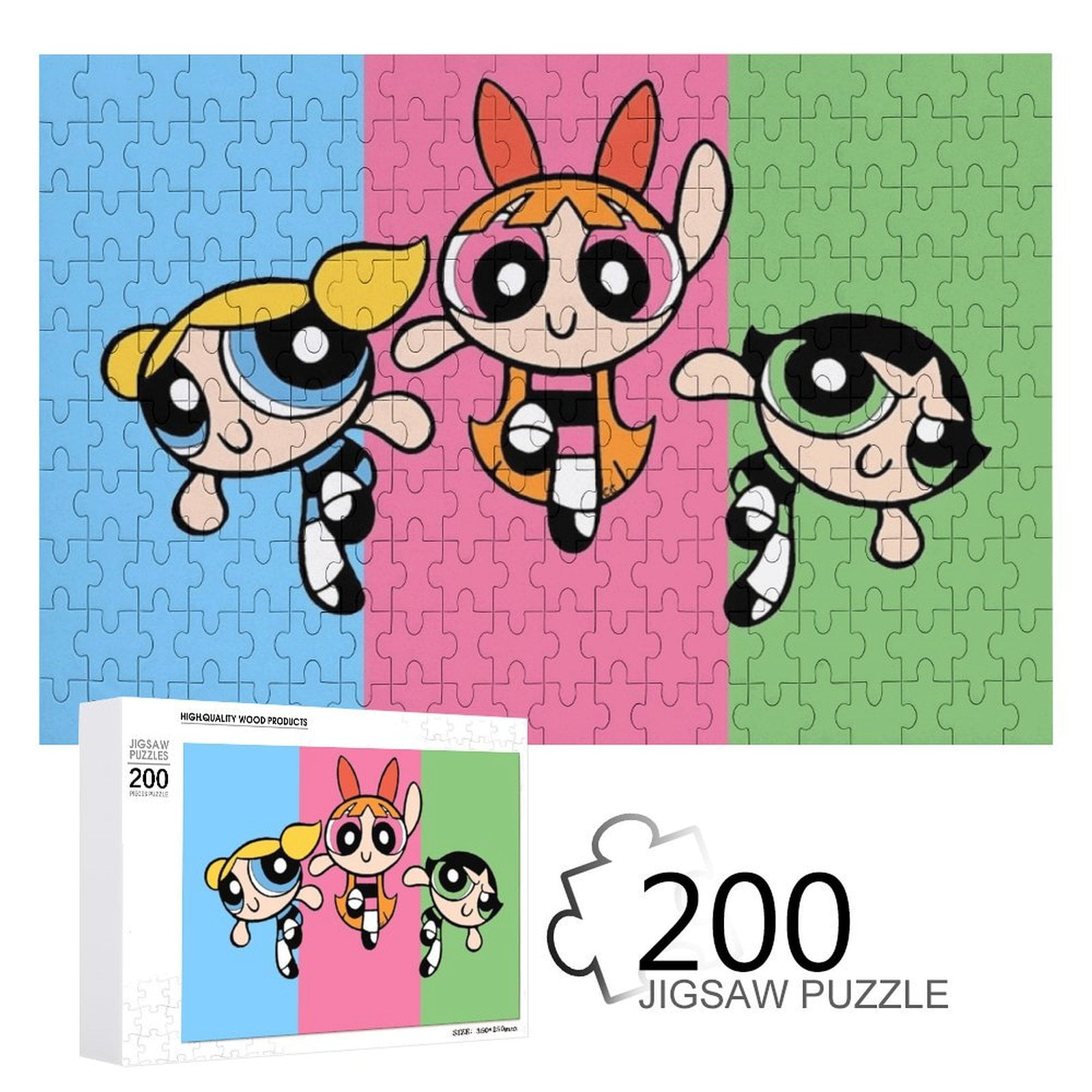 The Powerpuff Girls 200 PCS Puzzle for Adults - Jigsaw Puzzle for Kids ...