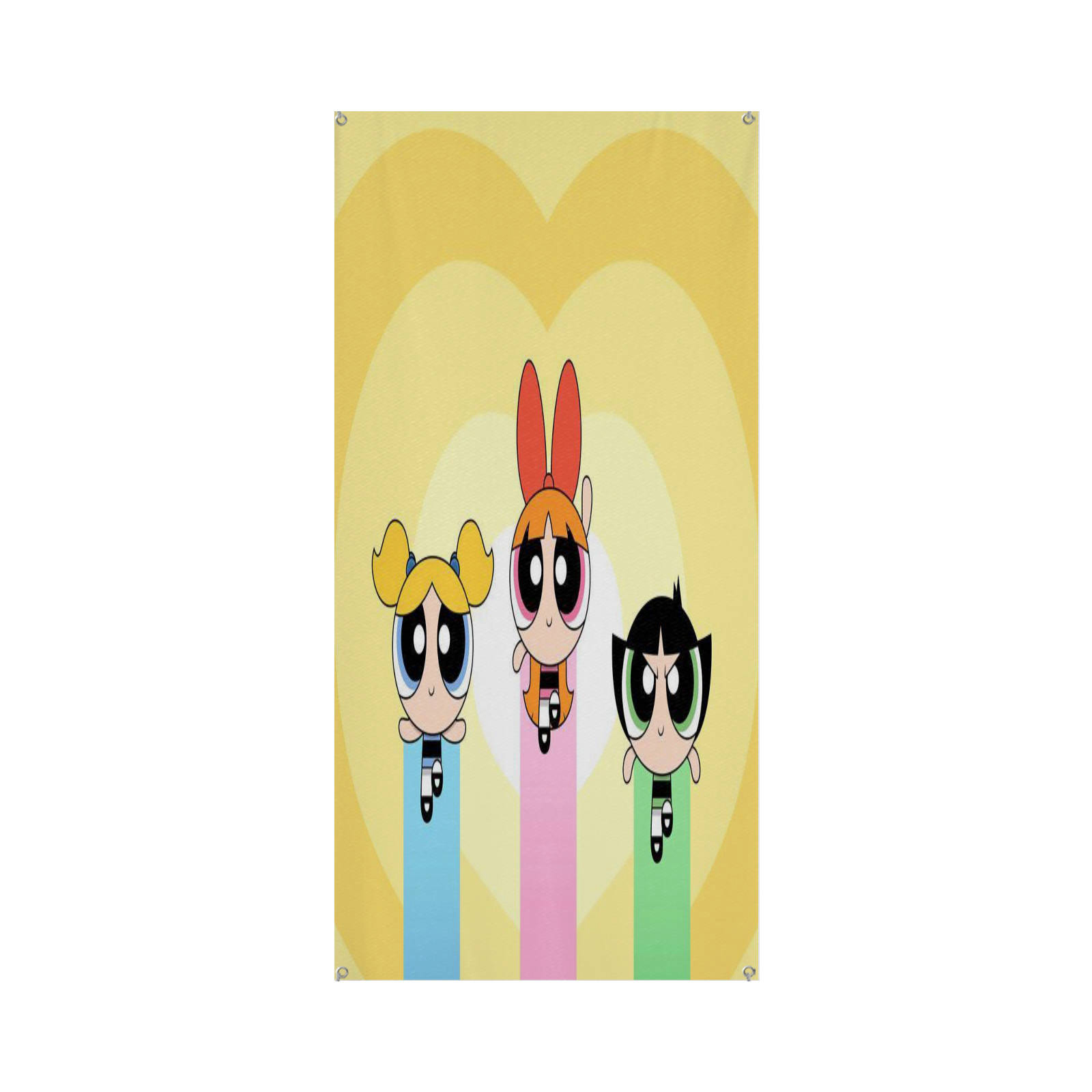 The Powerpuff Girls 35.4*72.8IN/90*185CM Door frame decoration banner ...