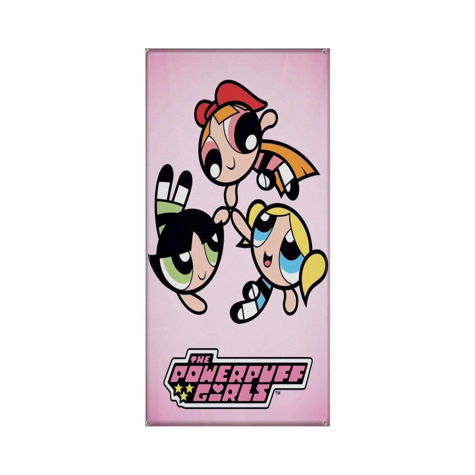 The Powerpuff Girls 35.4*72.8IN/90*185CM Door frame decoration banner ...