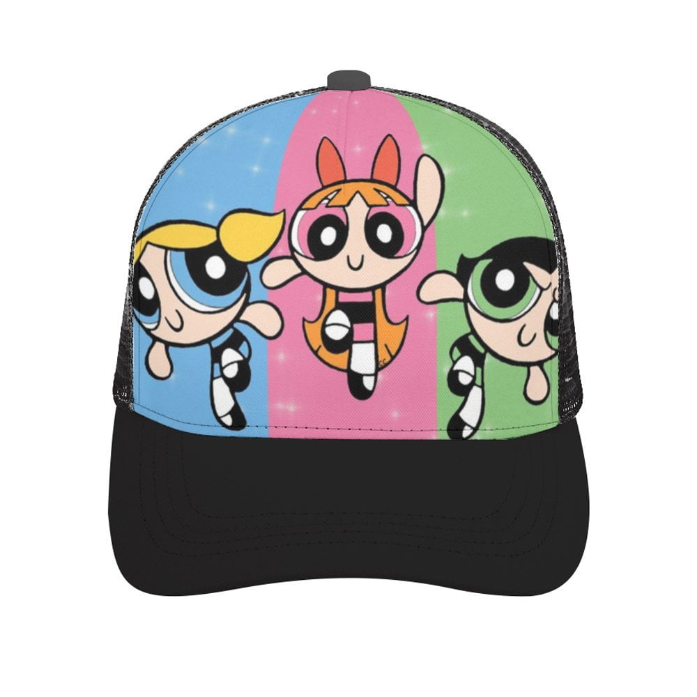 The Powerpuff Girls Adult Baseball Cap Adjustable Sun Visor Hat Prints ...