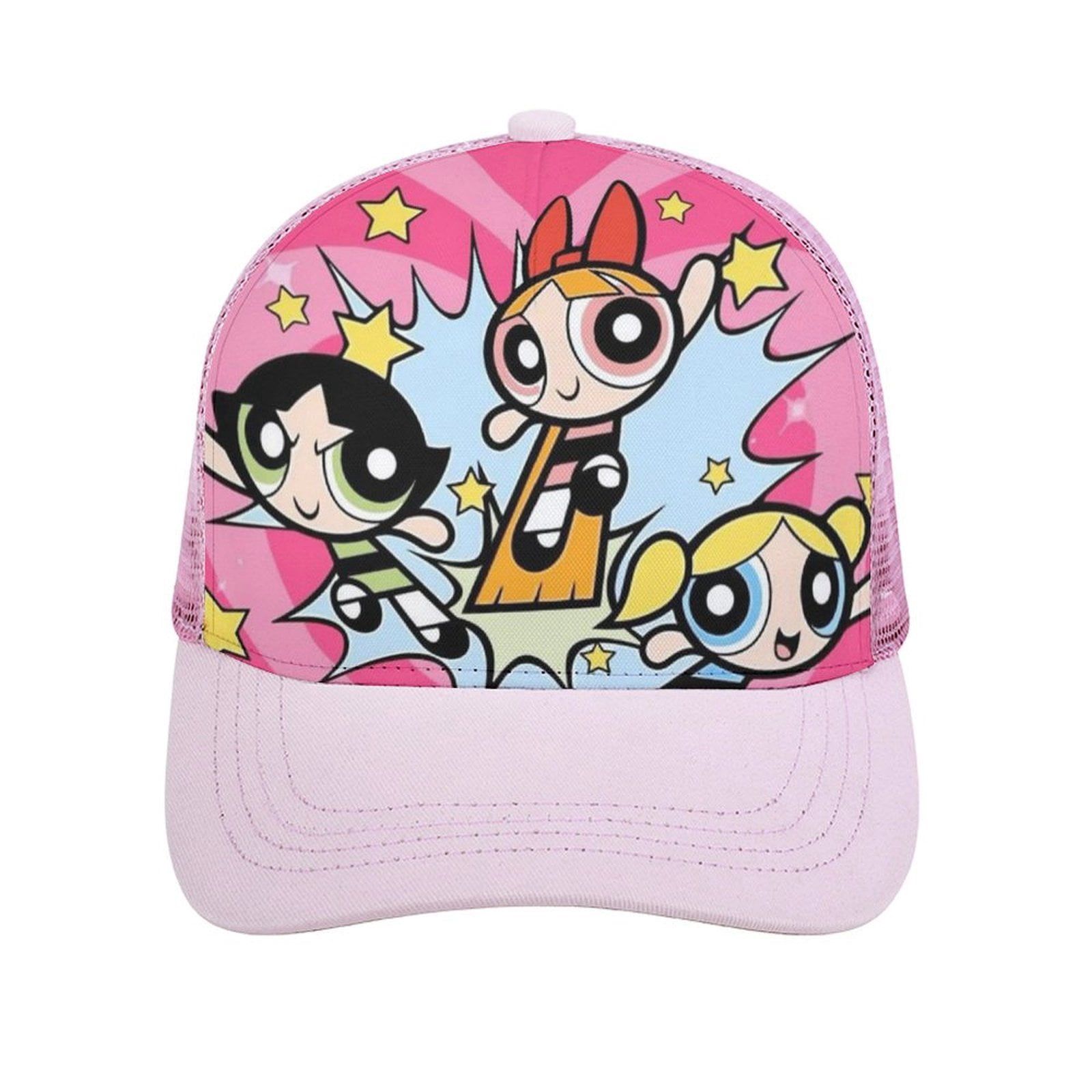 The Powerpuff Girls Adult Baseball Cap Adjustable Sun Visor Hat Prints ...